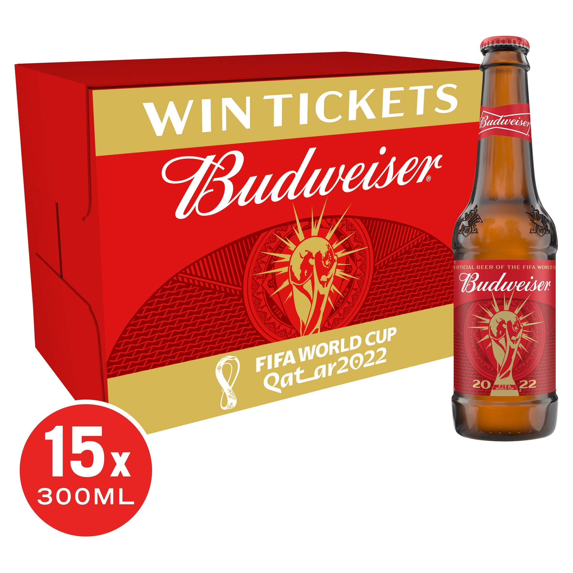 Budweiser Limited Edition Beer 15 x 300ml | Beer | Iceland Foods
