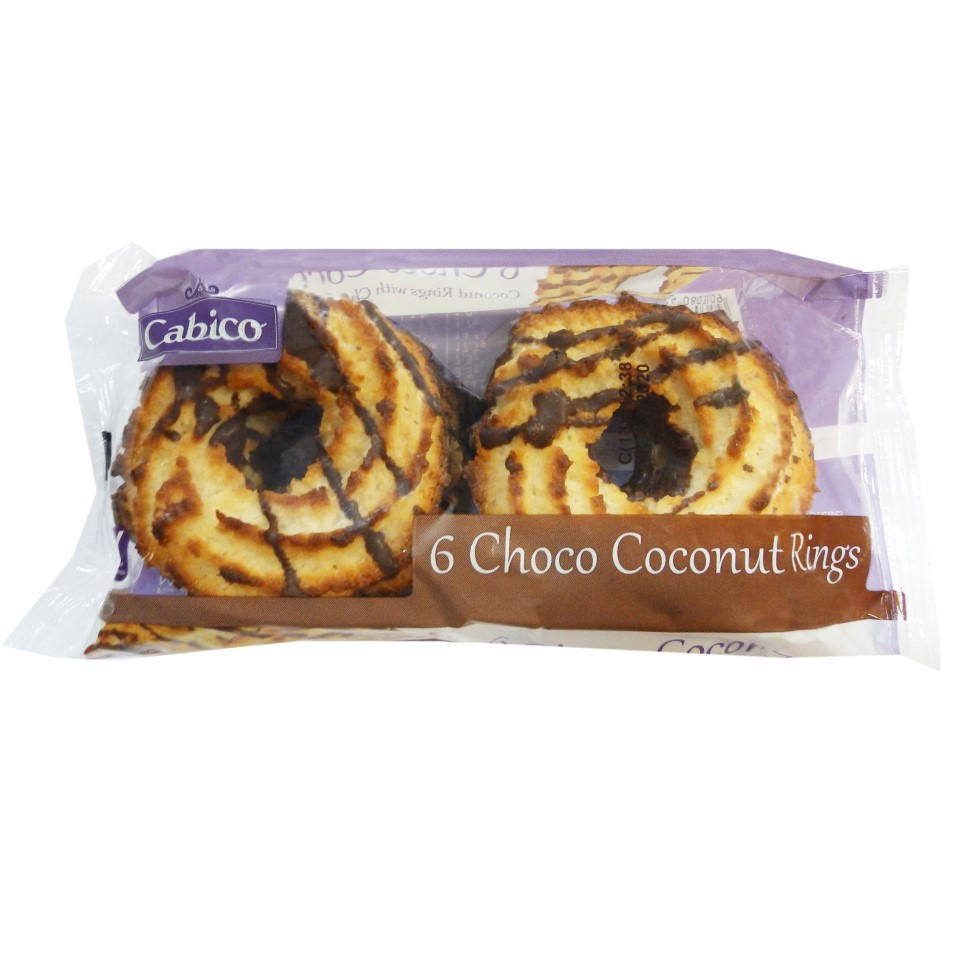 Cabico 6pk Choco Coconut Rings | Muffins & Mini Bites | Iceland Foods