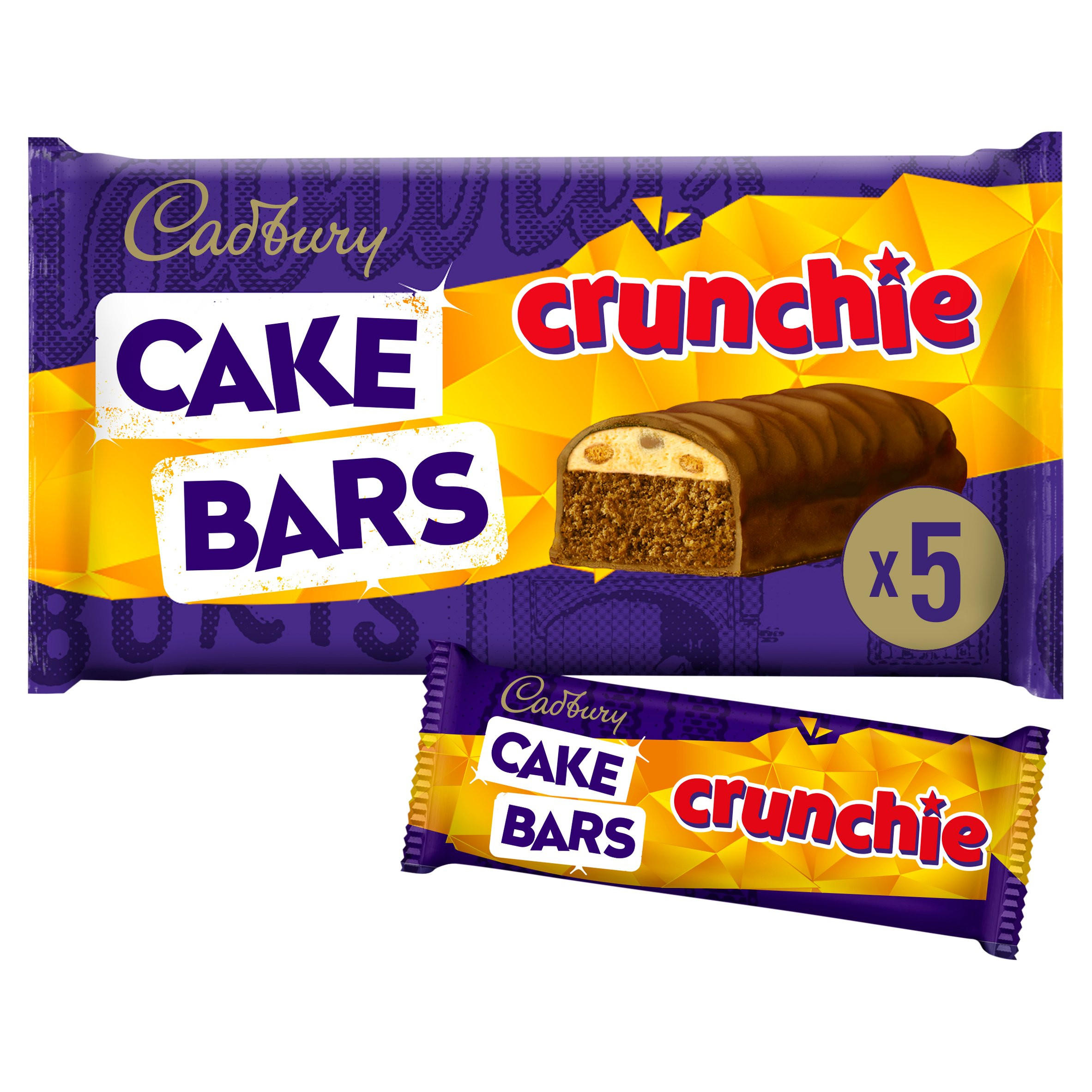 Offer Iceland Cadbury 5 Cake Bars Crunchie Iceland