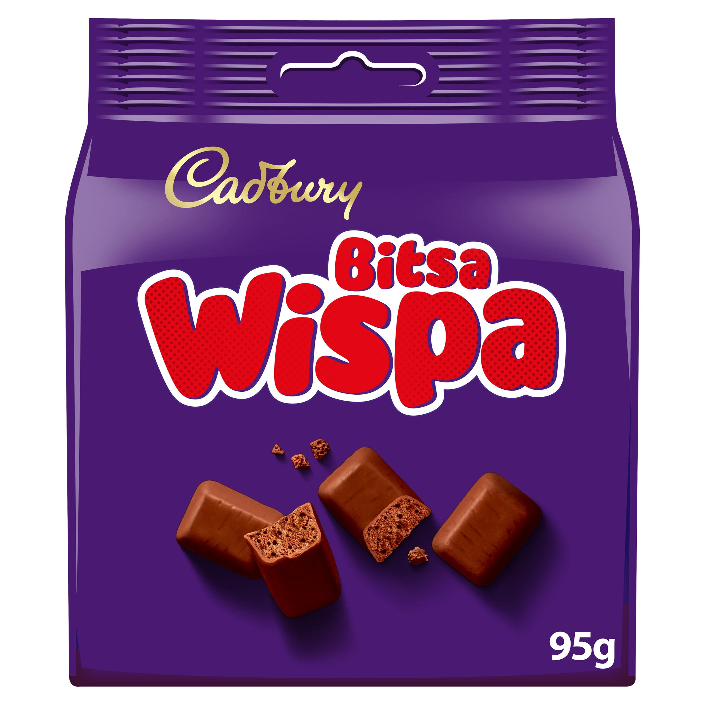 Cadbury Bitsa Wispa 95g | Sharing Bags & Tubs | Iceland Foods