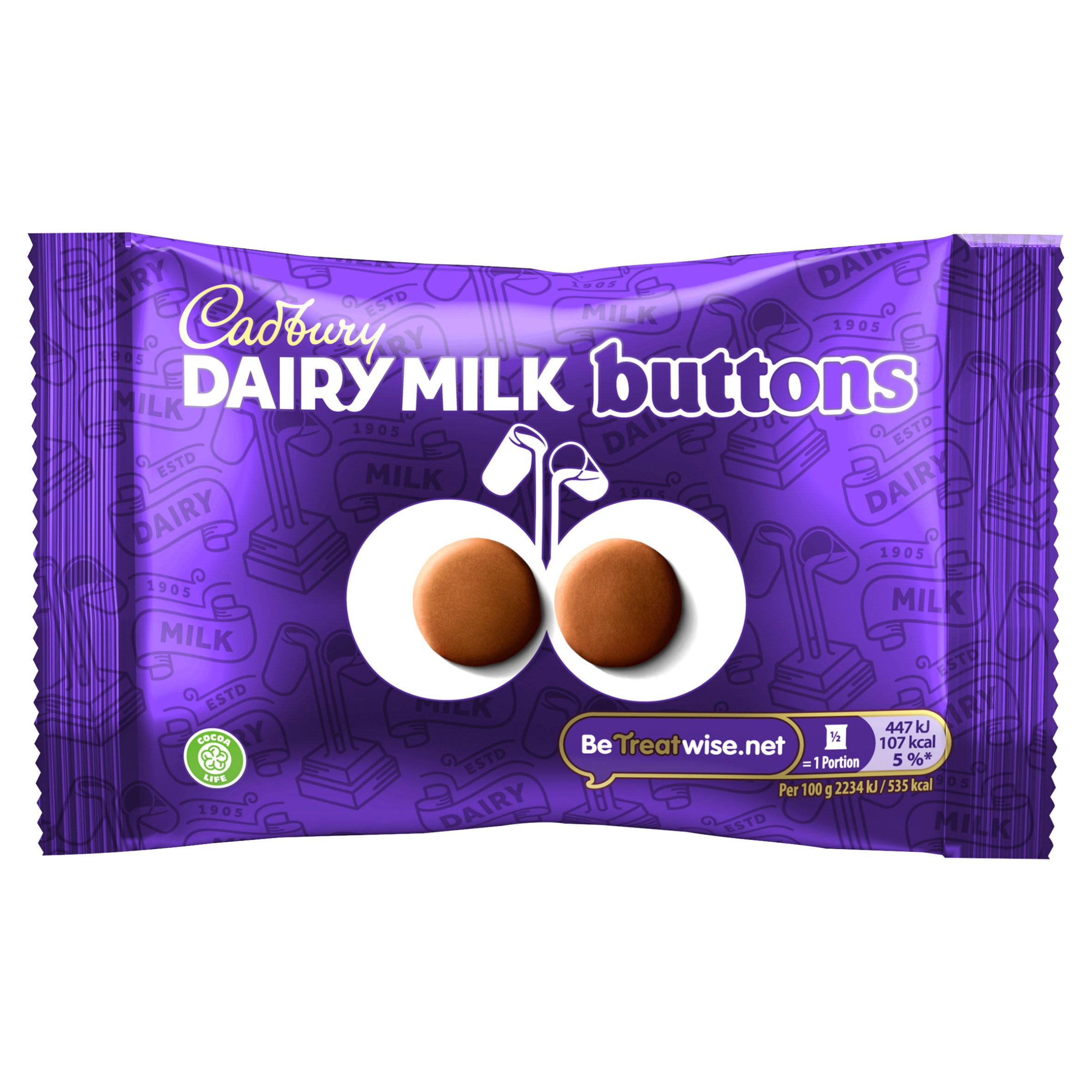 Cadbury Dairy Milk Buttons 40g | Single Chocolate Bars & Bags | Iceland ...