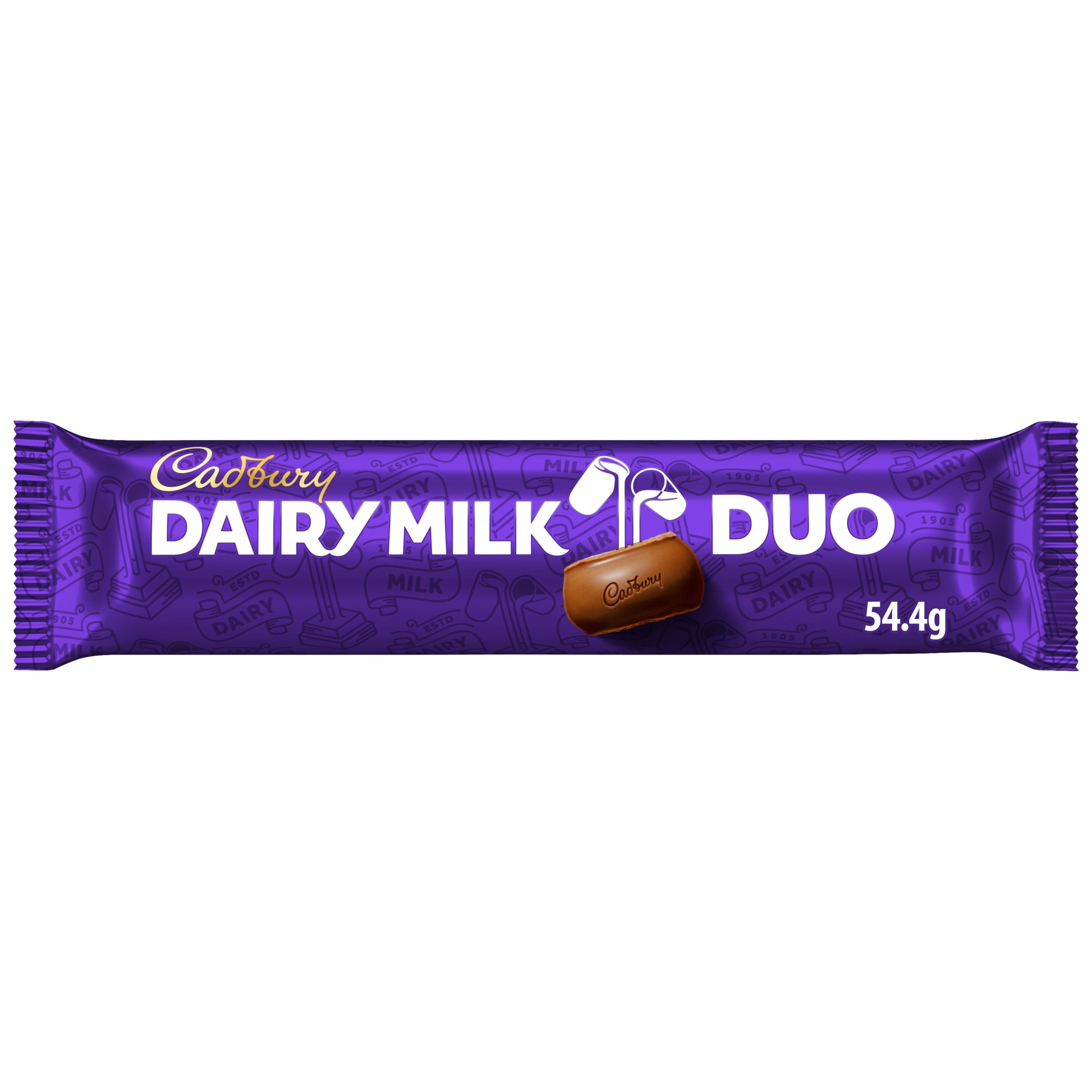 Cadbury Dairy Milk Duo Chocolate Bars 54.4g | Single Chocolate Bars ...