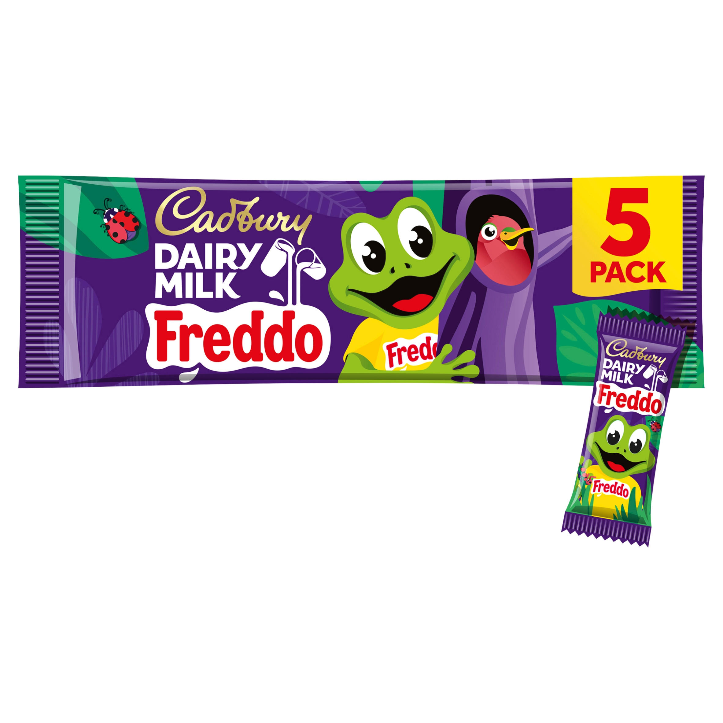 Cadbury Dairy Milk Freddo Chocolate Bar 5 Pack Multipack 90g ...