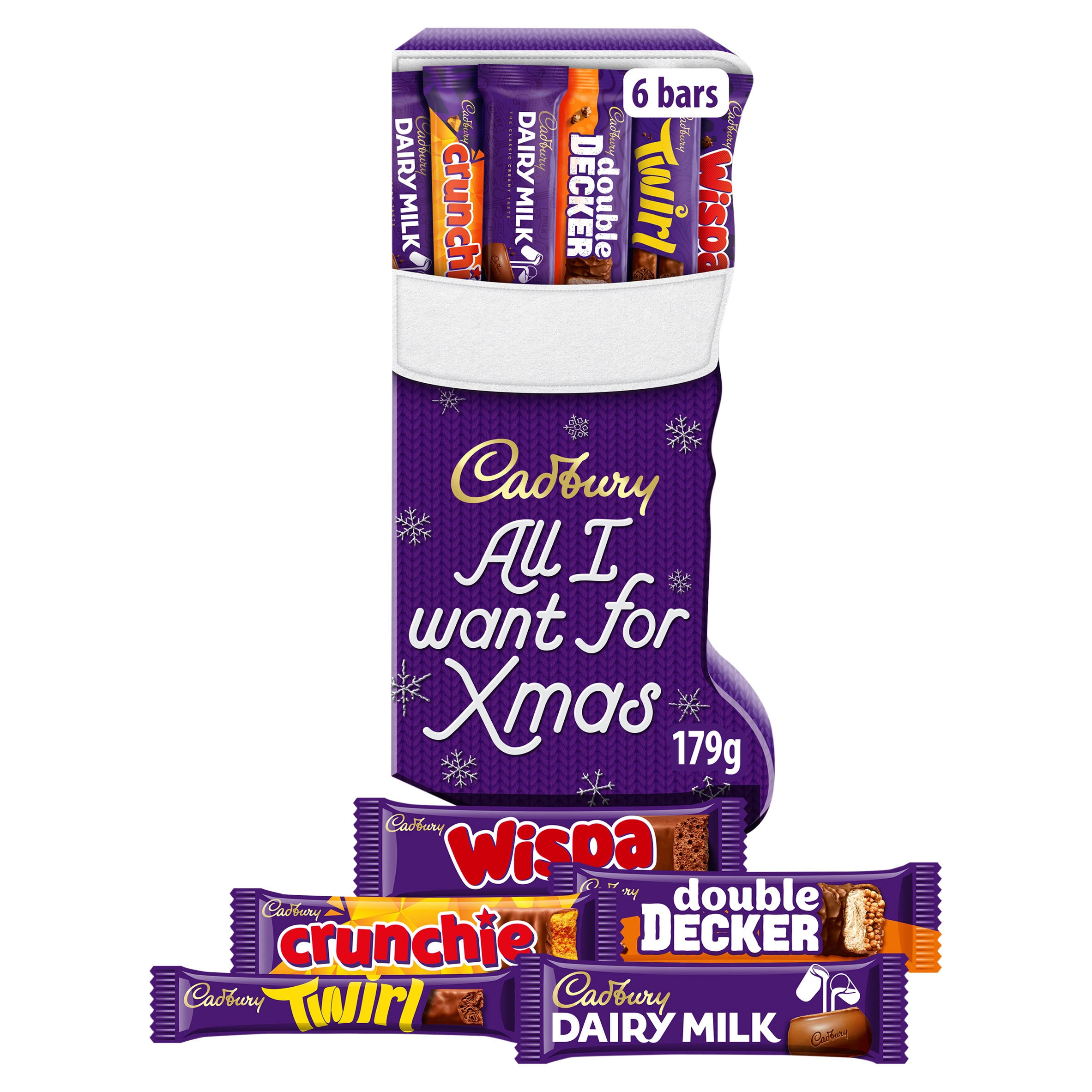 Cadbury Large Stocking Chocolate Selection Box 179g | Chocolate Boxes ...