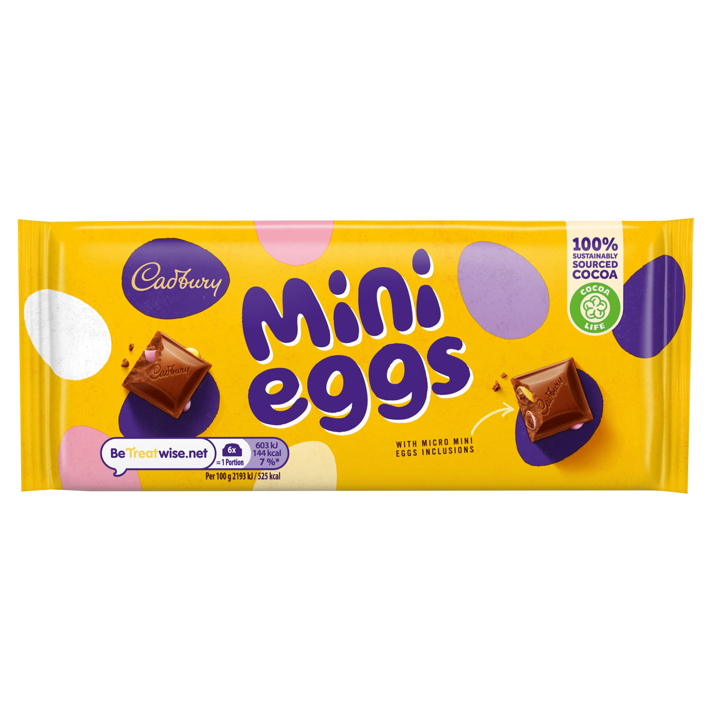 Cadbury Mini Eggs 110g | Single Chocolate Bars & Bags | Iceland Foods