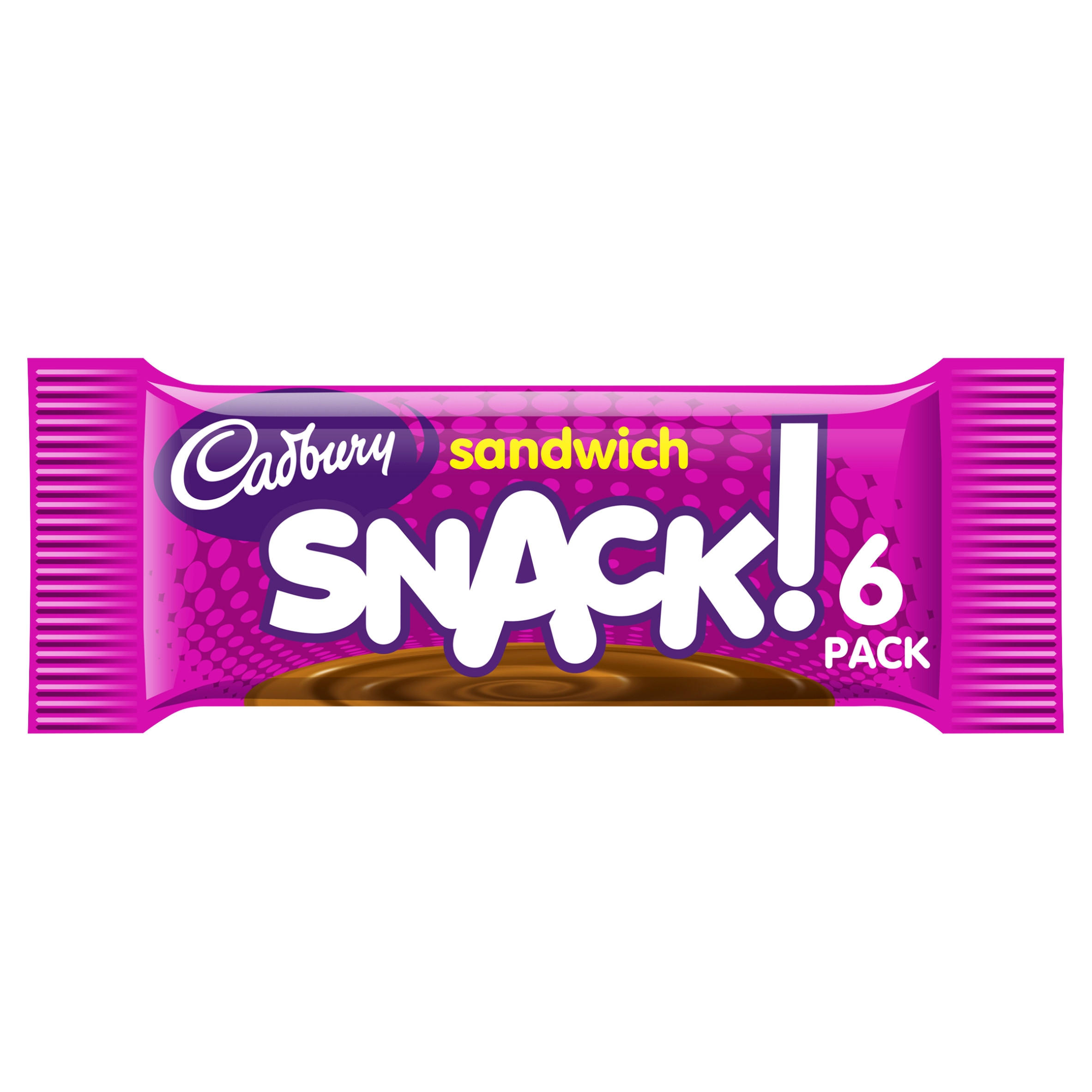 Cadbury Snack Sandwich Chocolate Biscuit 6 Pack Multipack, 132g ...