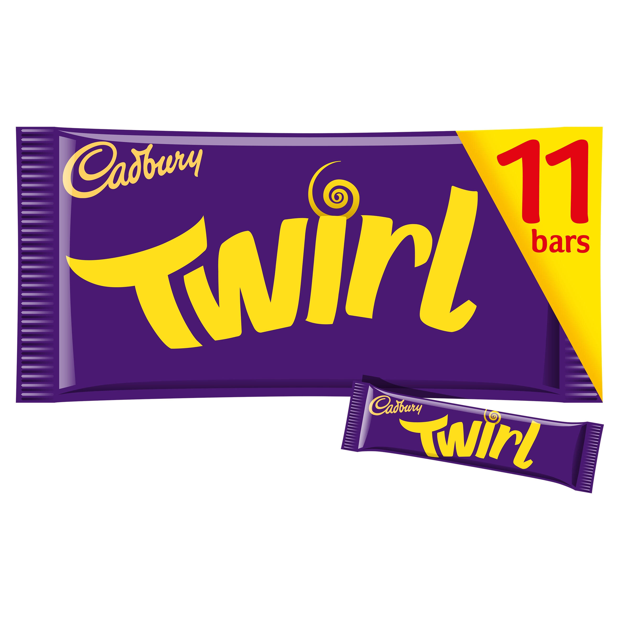 Cadbury Twirl Chocolate Bar 11 Pack 236.5g | Multipacks | Iceland Foods