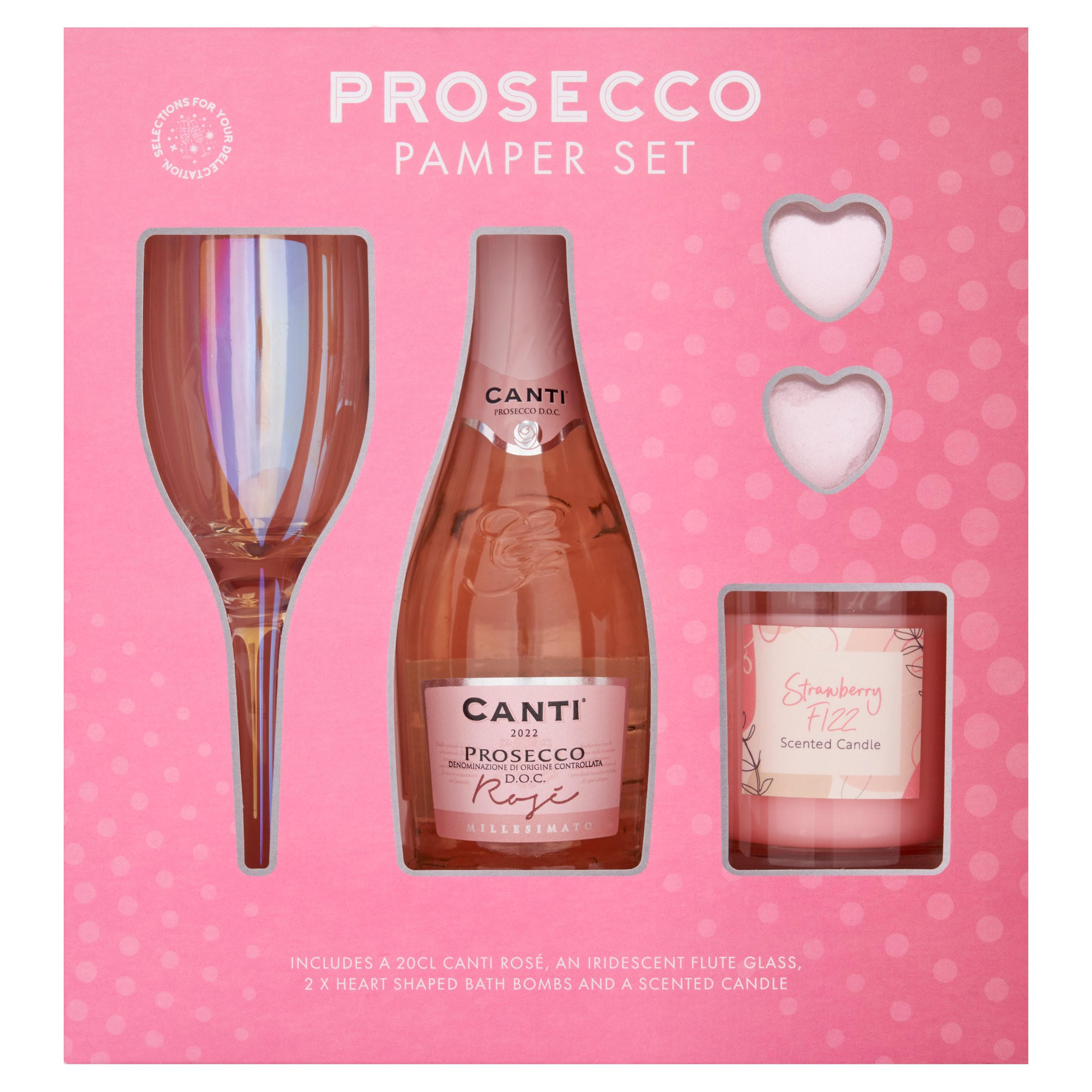 Canti Prosecco Rosé Pamper Set | Sparkling Wine | Iceland Foods