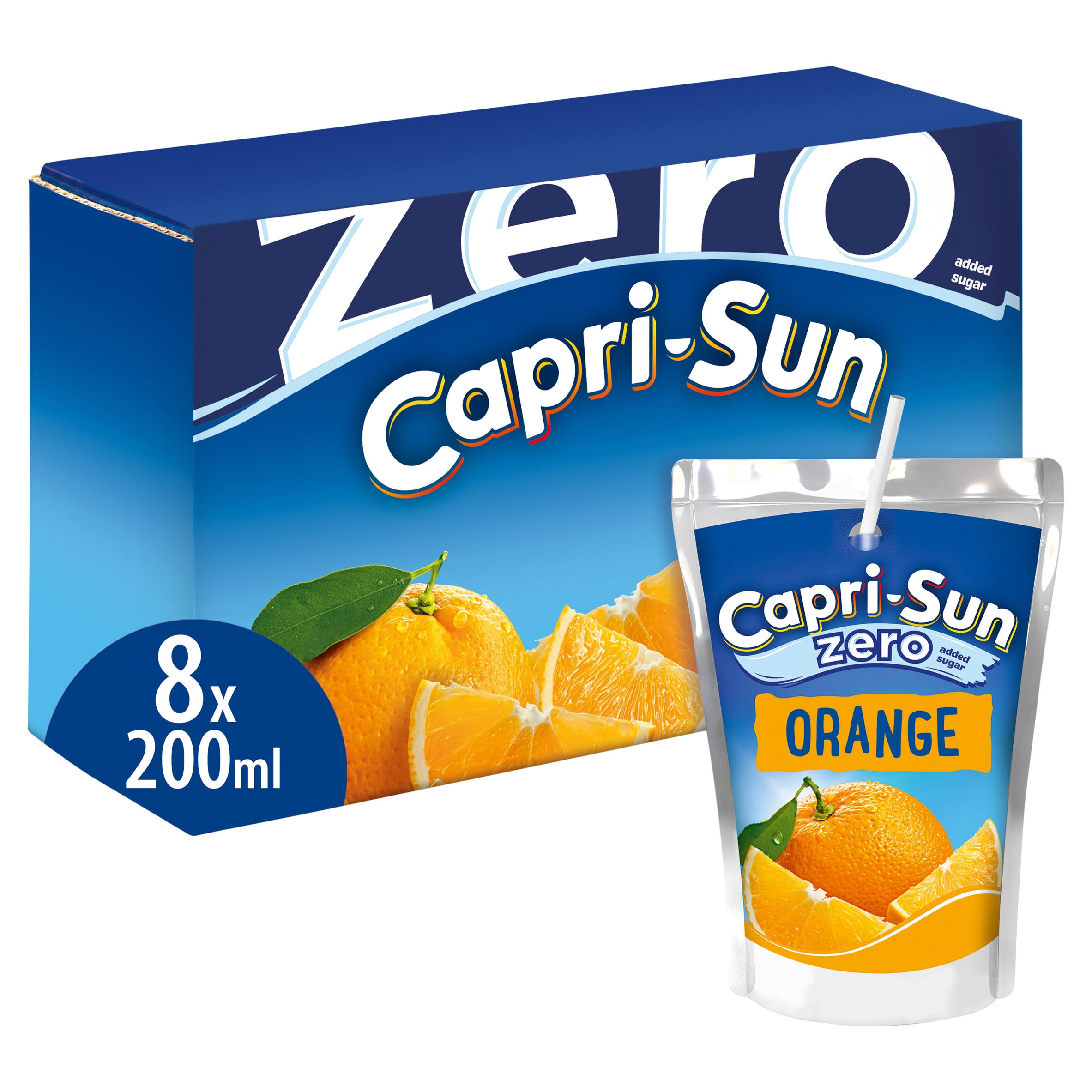 Capri-Sun Zero Orange 8 x 200ml | Iceland Foods