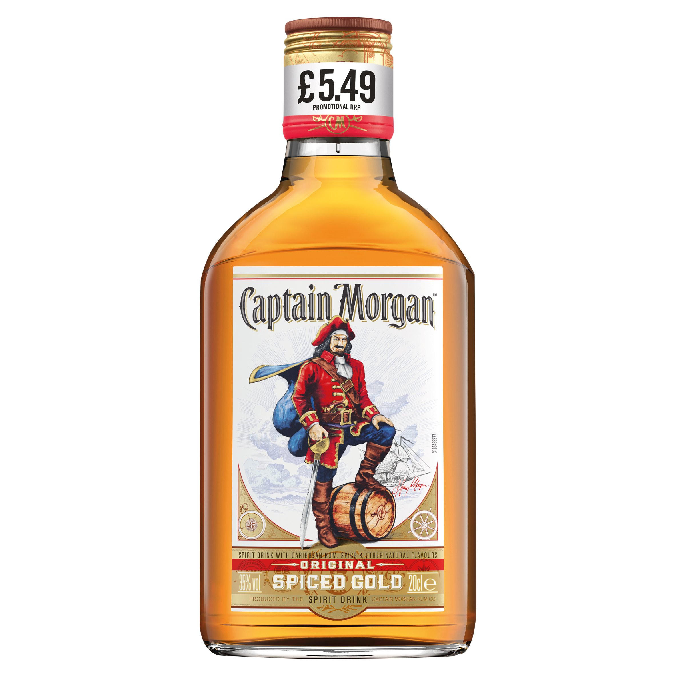 Captain Morgan Original Spiced Gold 20cl PMP £5.49 | Iceland Foods