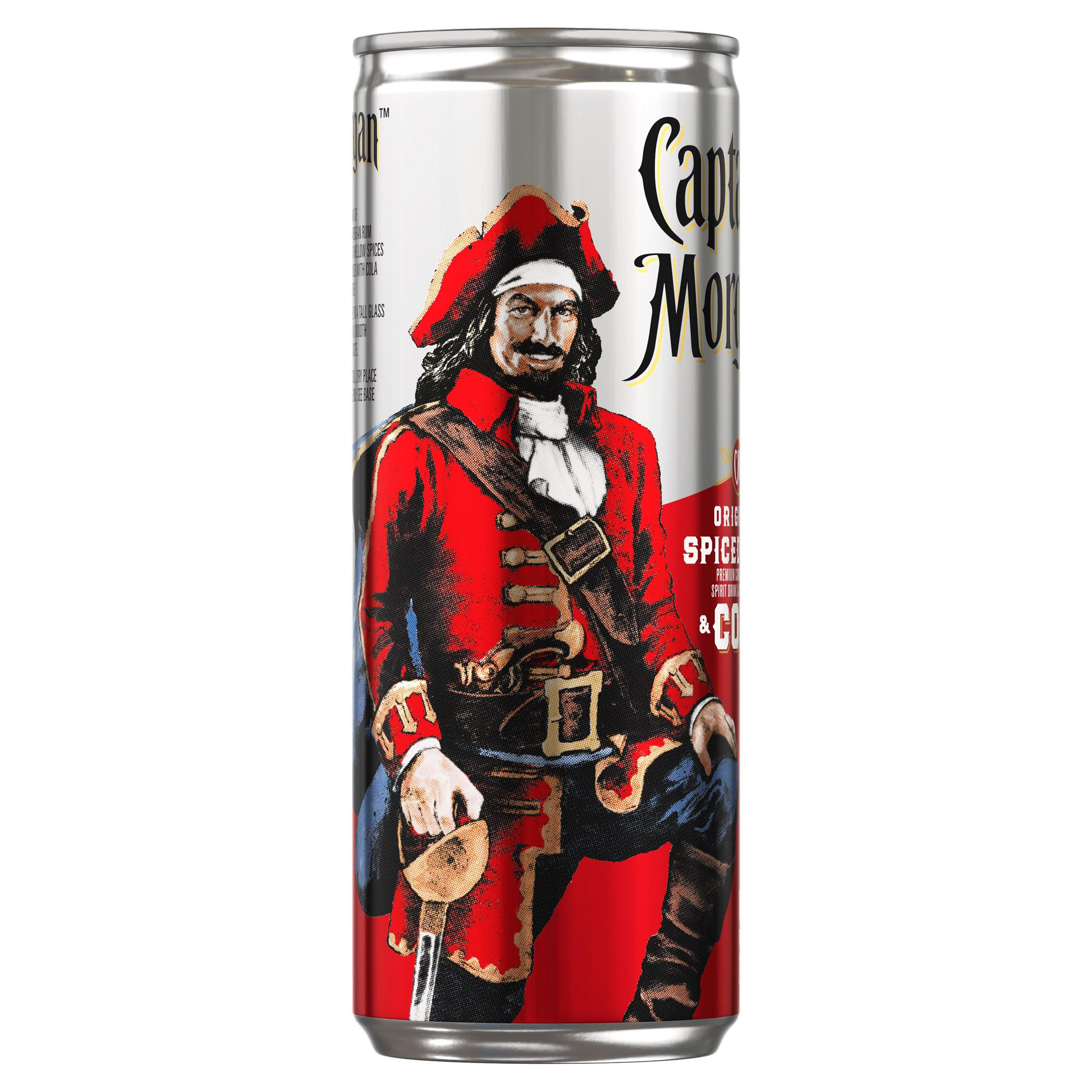Captain Morgan Rum & Cola Ready to Drink 250ml | Spirits & Pre-Mixed ...