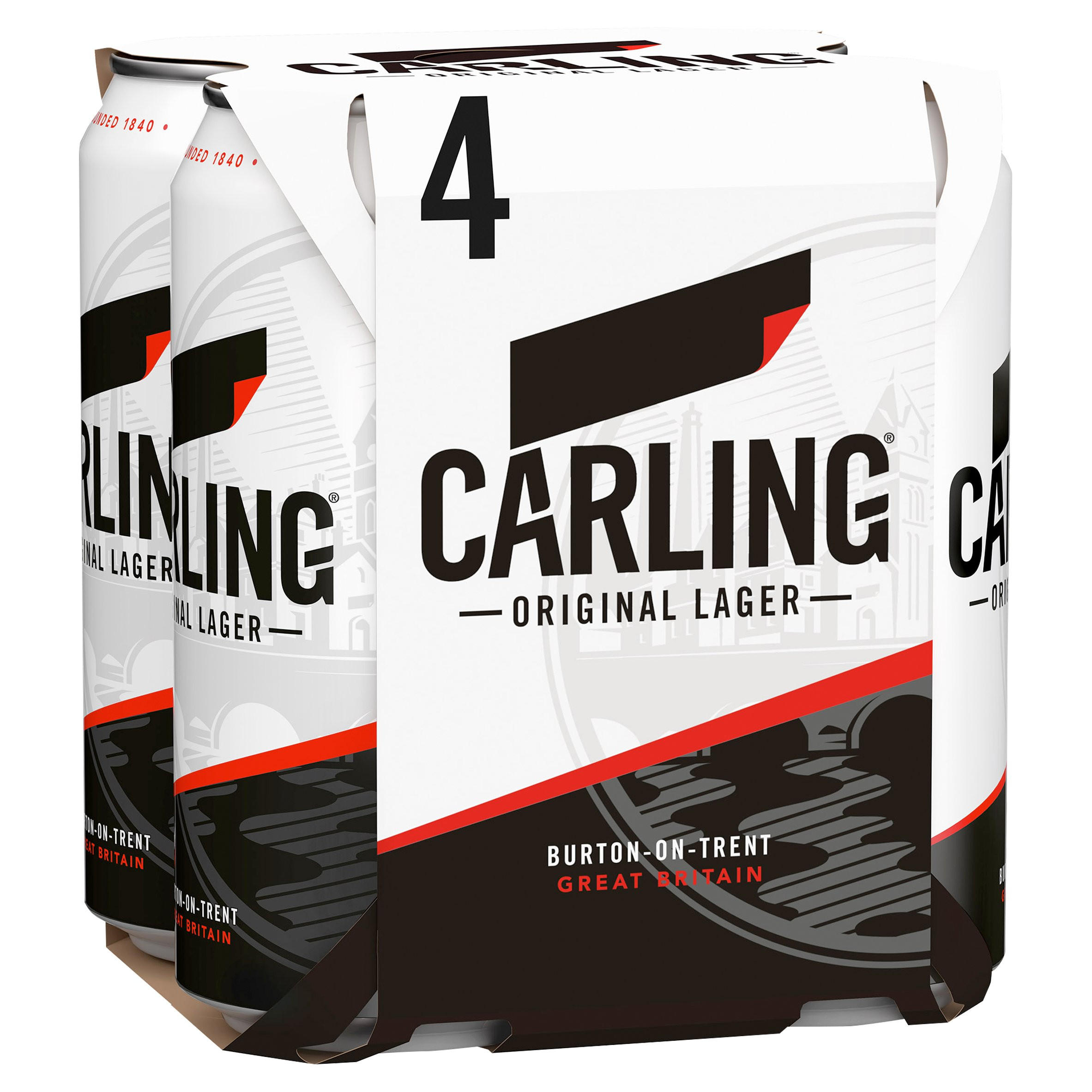 Carling Original Lager 4 x 440ml | Beer | Iceland Foods