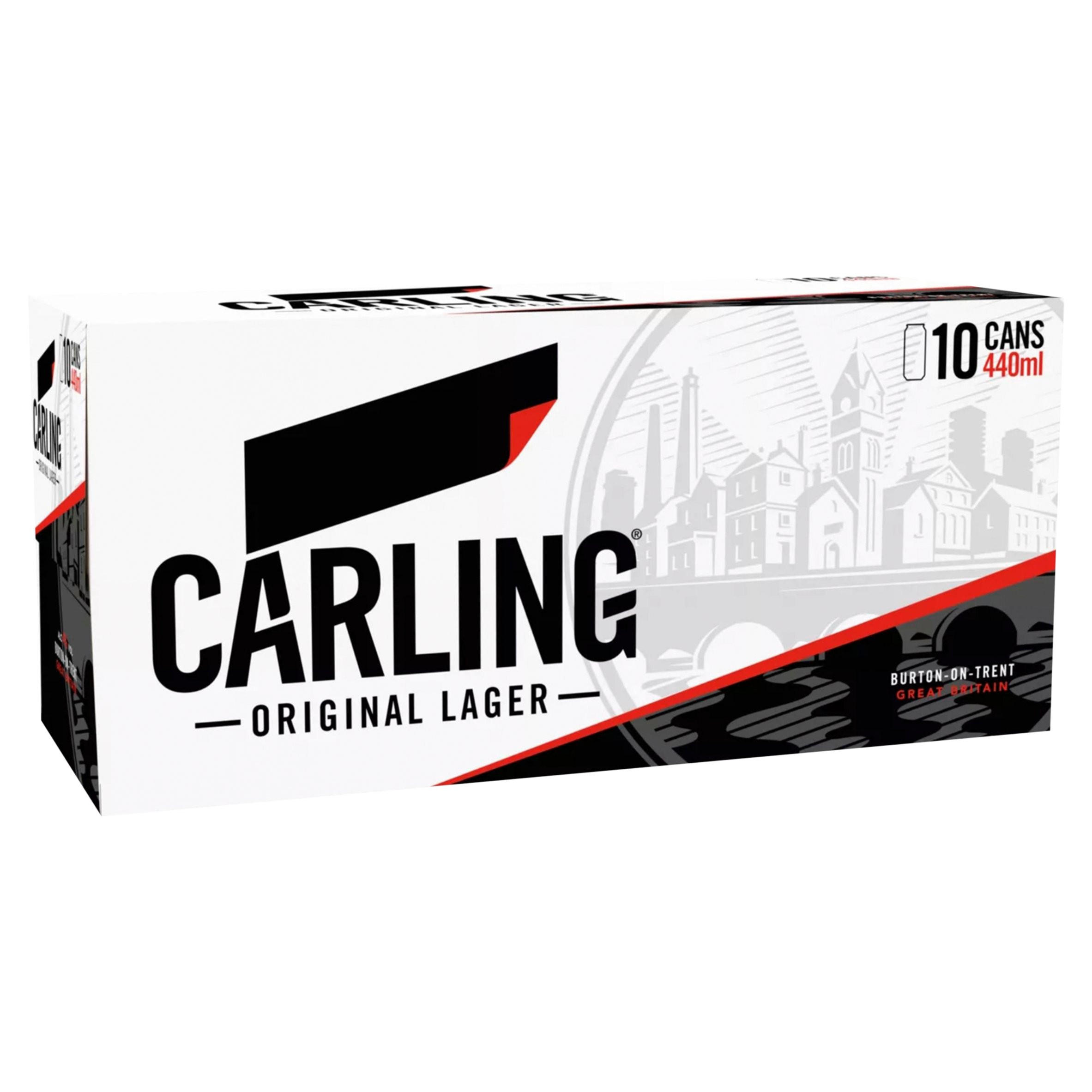 Carling Original Lager Beer 10 x 440ml Can | Beer | Iceland Foods
