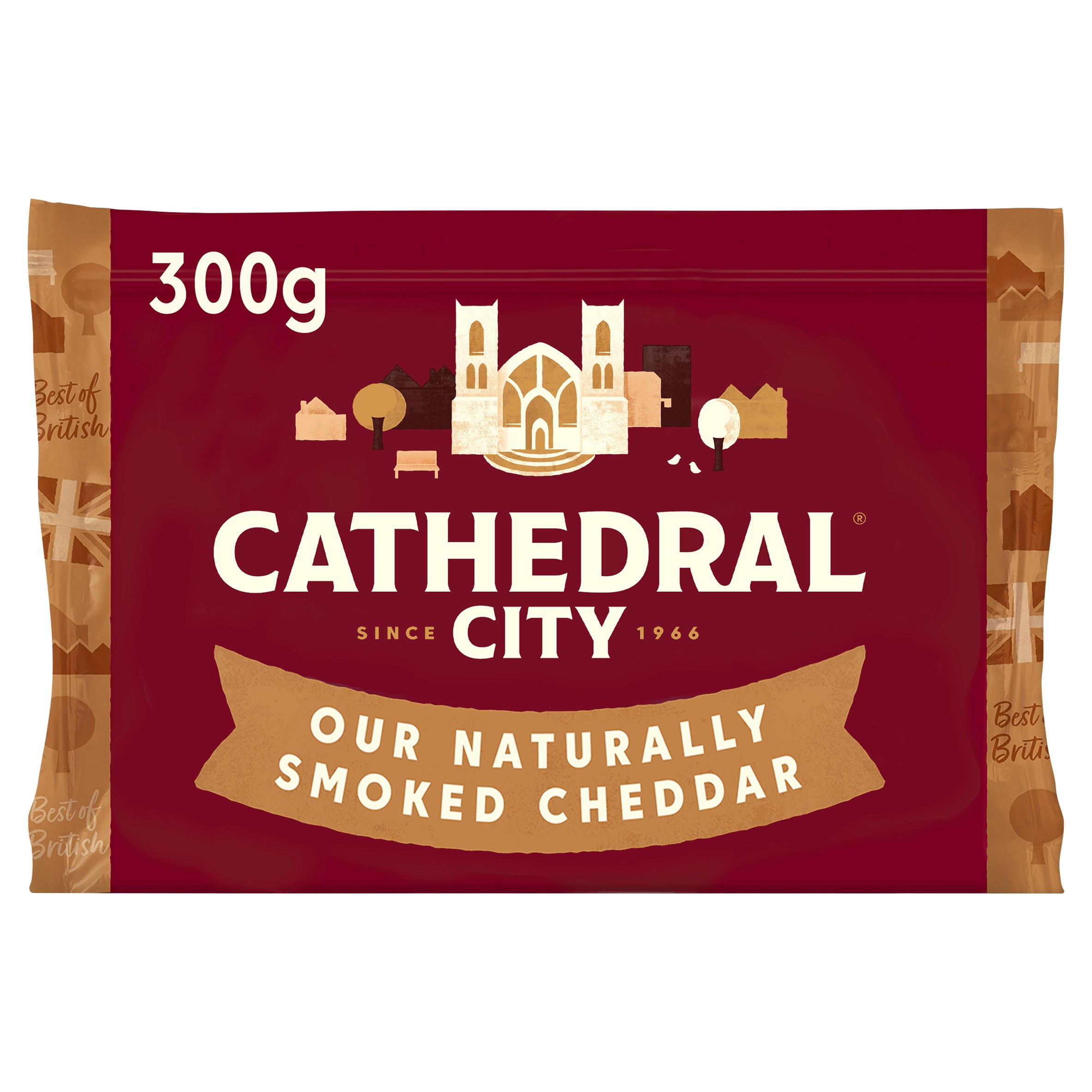Cathedral City Naturally Smoked Cheddar Cheese 300g | Cheddar Cheese ...