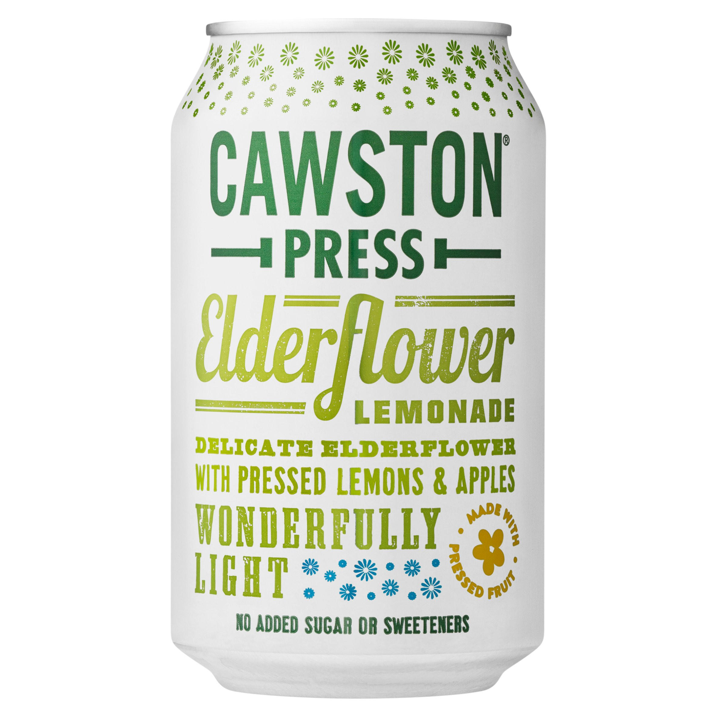 Cawston Press Elderflower Lemonade 330ml | Canned Drinks | Iceland Foods
