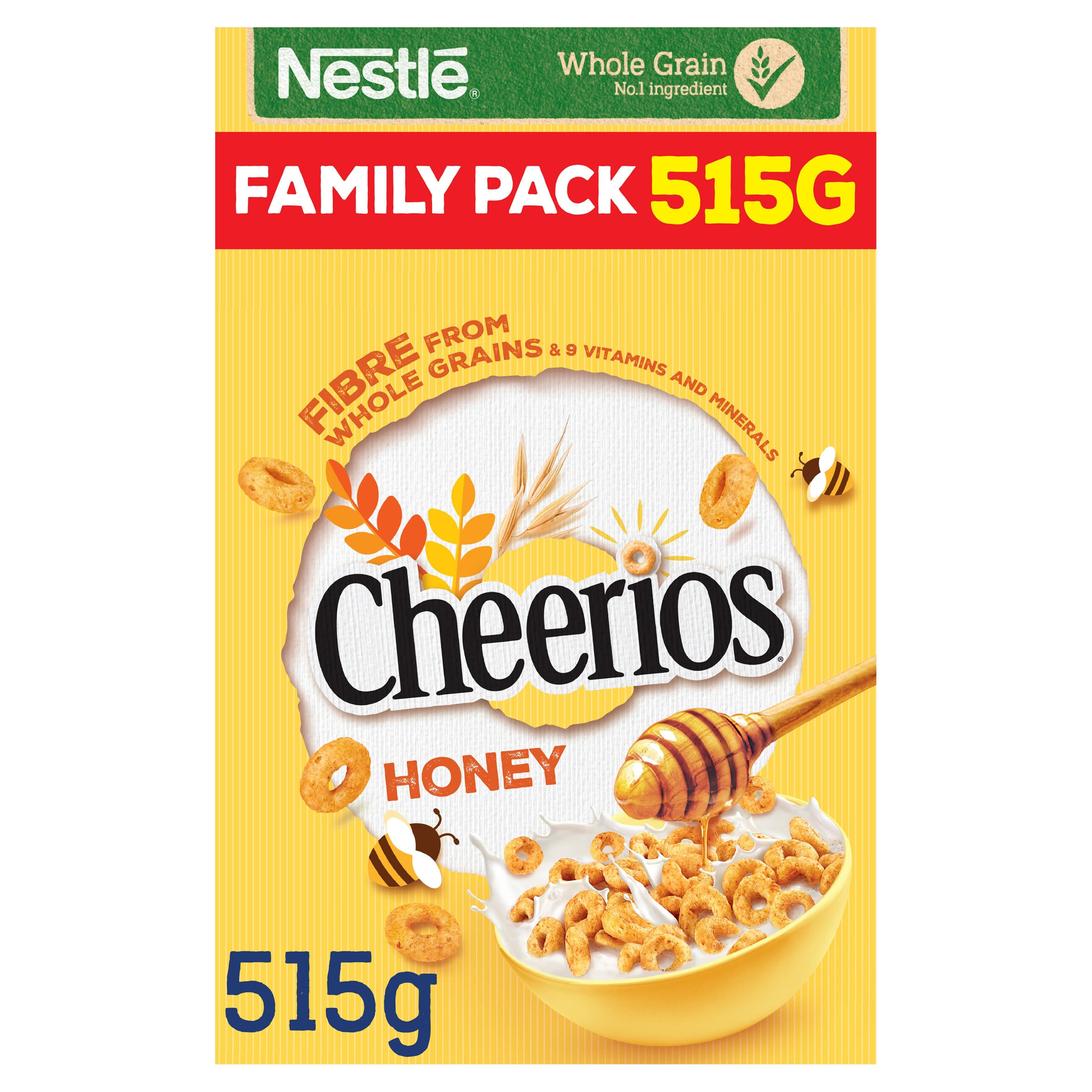 Cheerios Honey Family Pack 515g | Everyday & Family Cereal | Iceland Foods