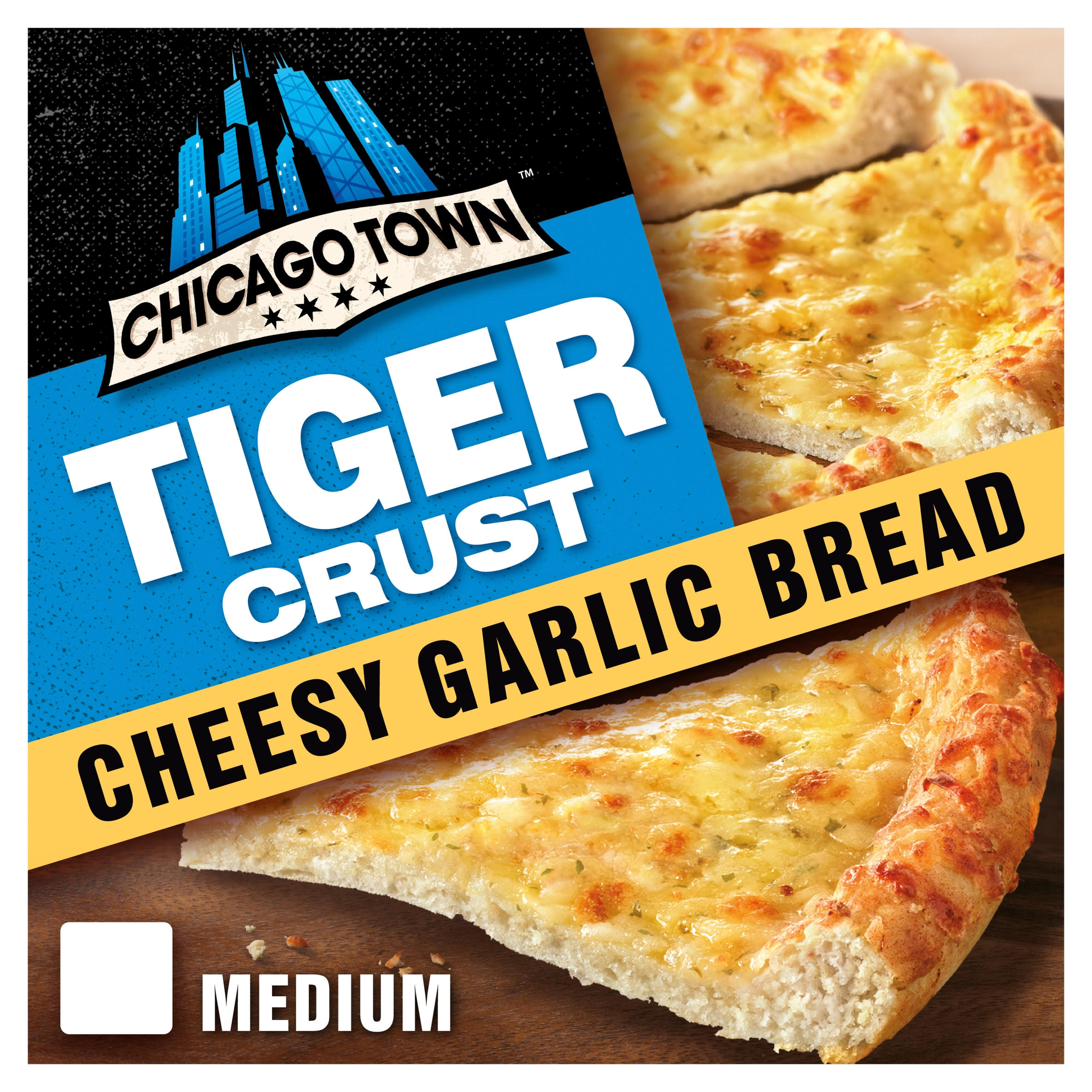 Chicago Town Tiger Crust Cheesy Garlic Bread 258g | Garlic Bread ...