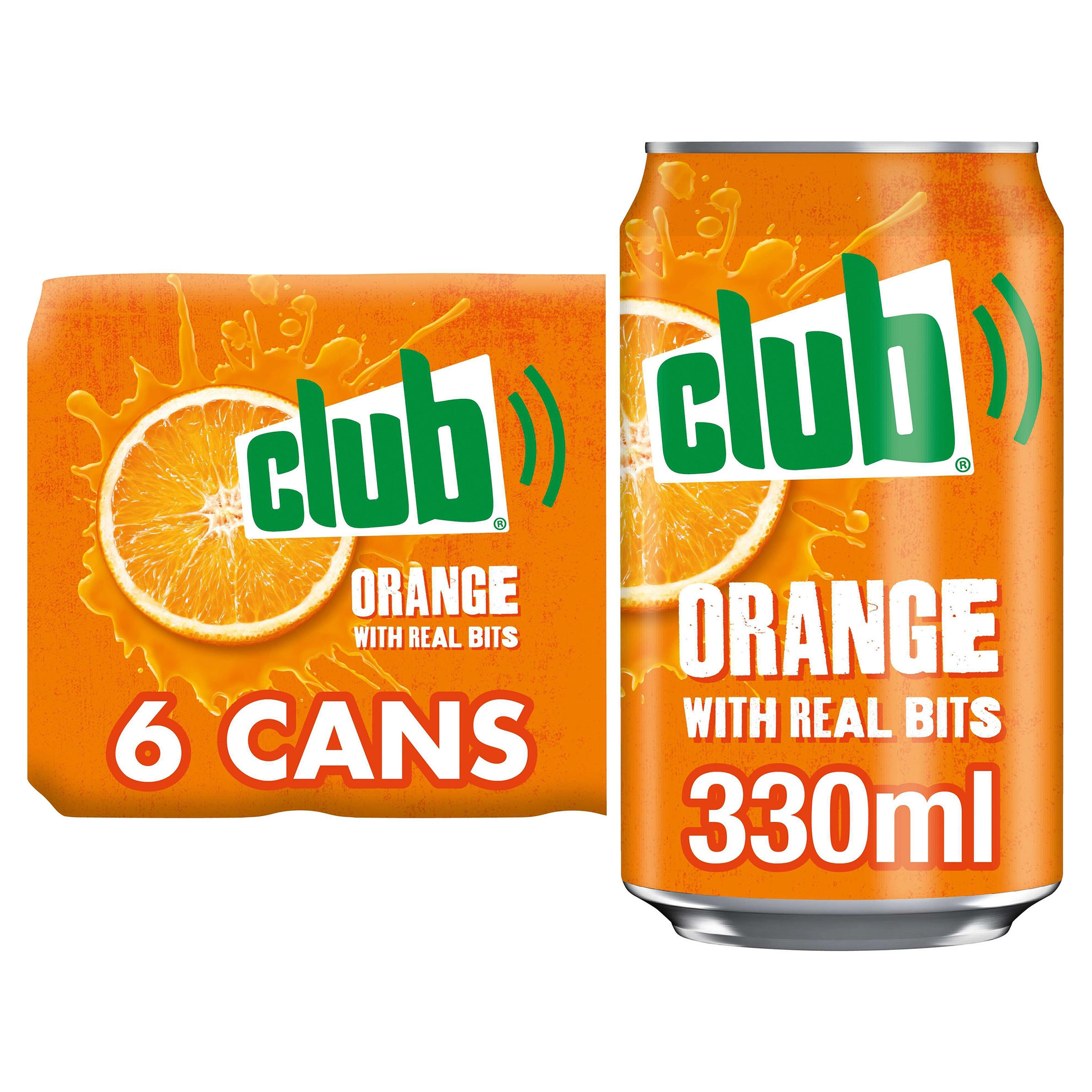 Club Orange 6 x 330ml | Orange and Fruit Flavoured | Iceland Foods