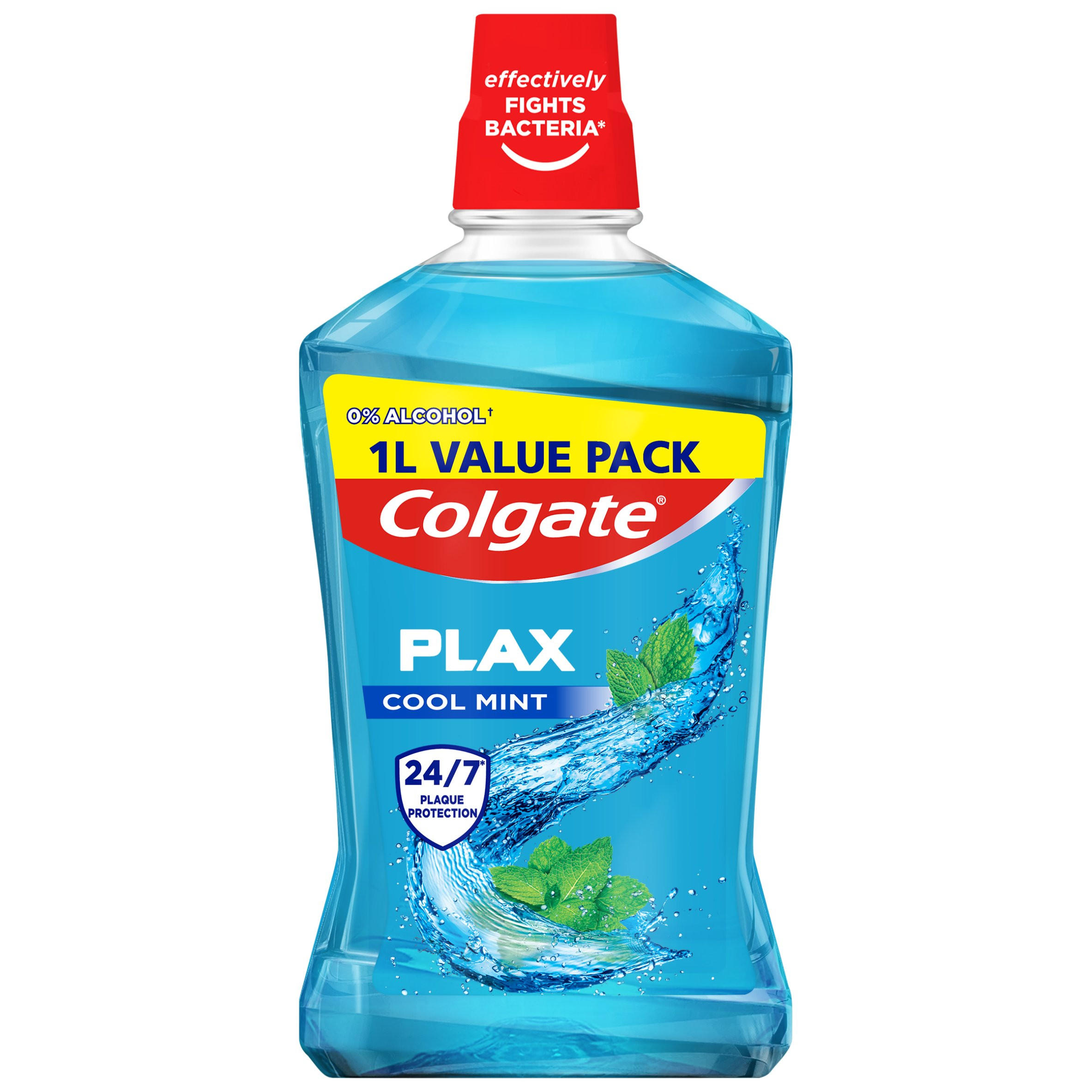 Colgate Plax Cool Mint Mouthwash 1L | Dental Care | Iceland Foods