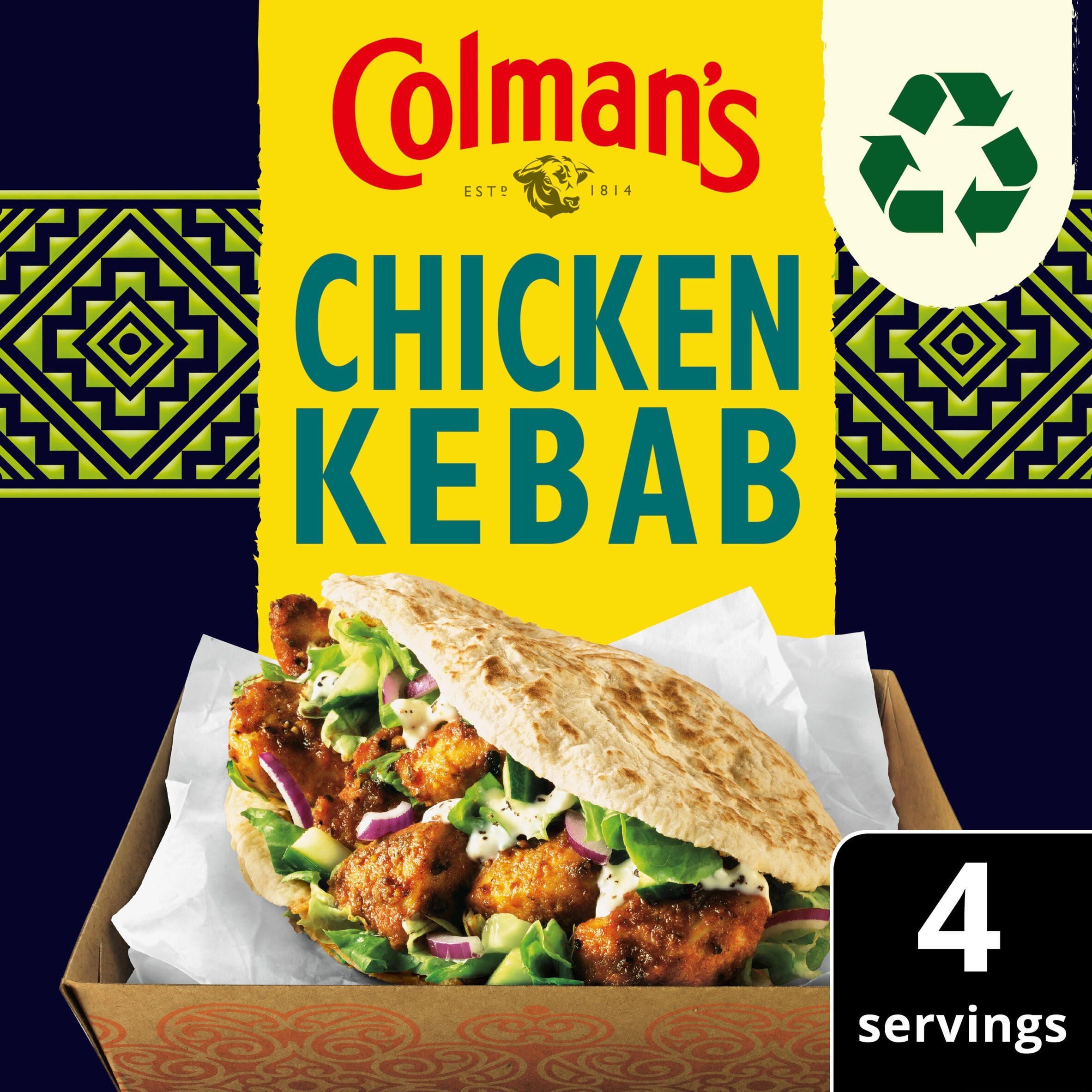 Colman's Big Night In Recipe Mix Chicken Kebab 30 g | Packet Mixes ...