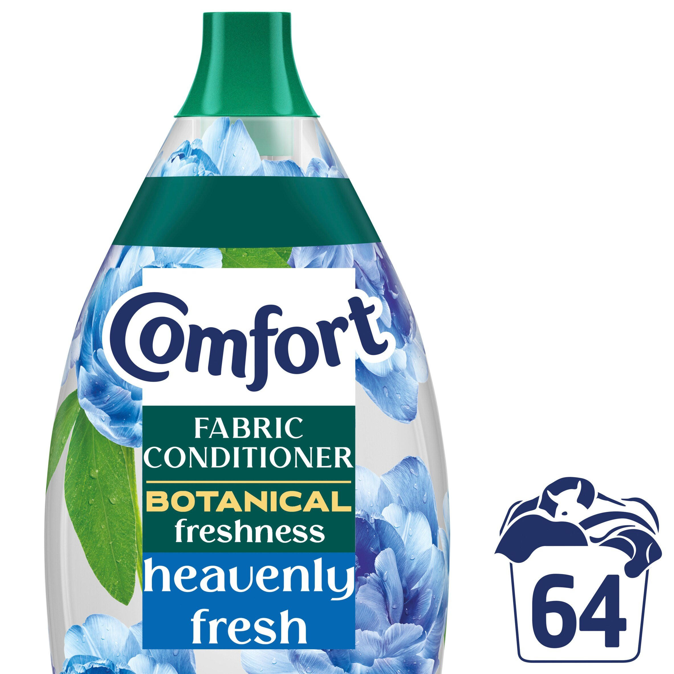 Comfort Botanical Fabric Conditioner Heavenly Fresh 960 ml (64 washes ...