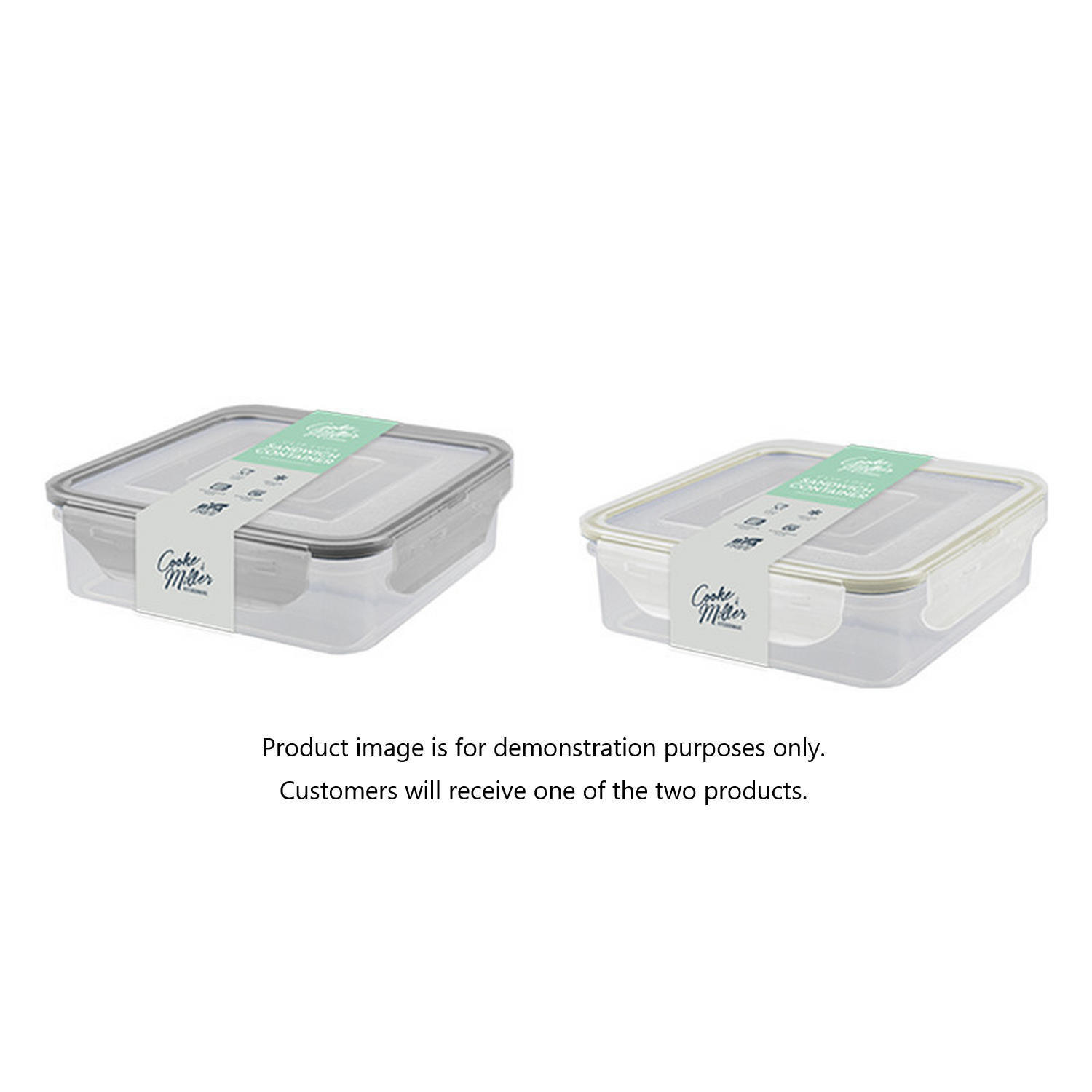 Cooke & Miller Sandwich Clip Lock Container | Cooking & Dining ...