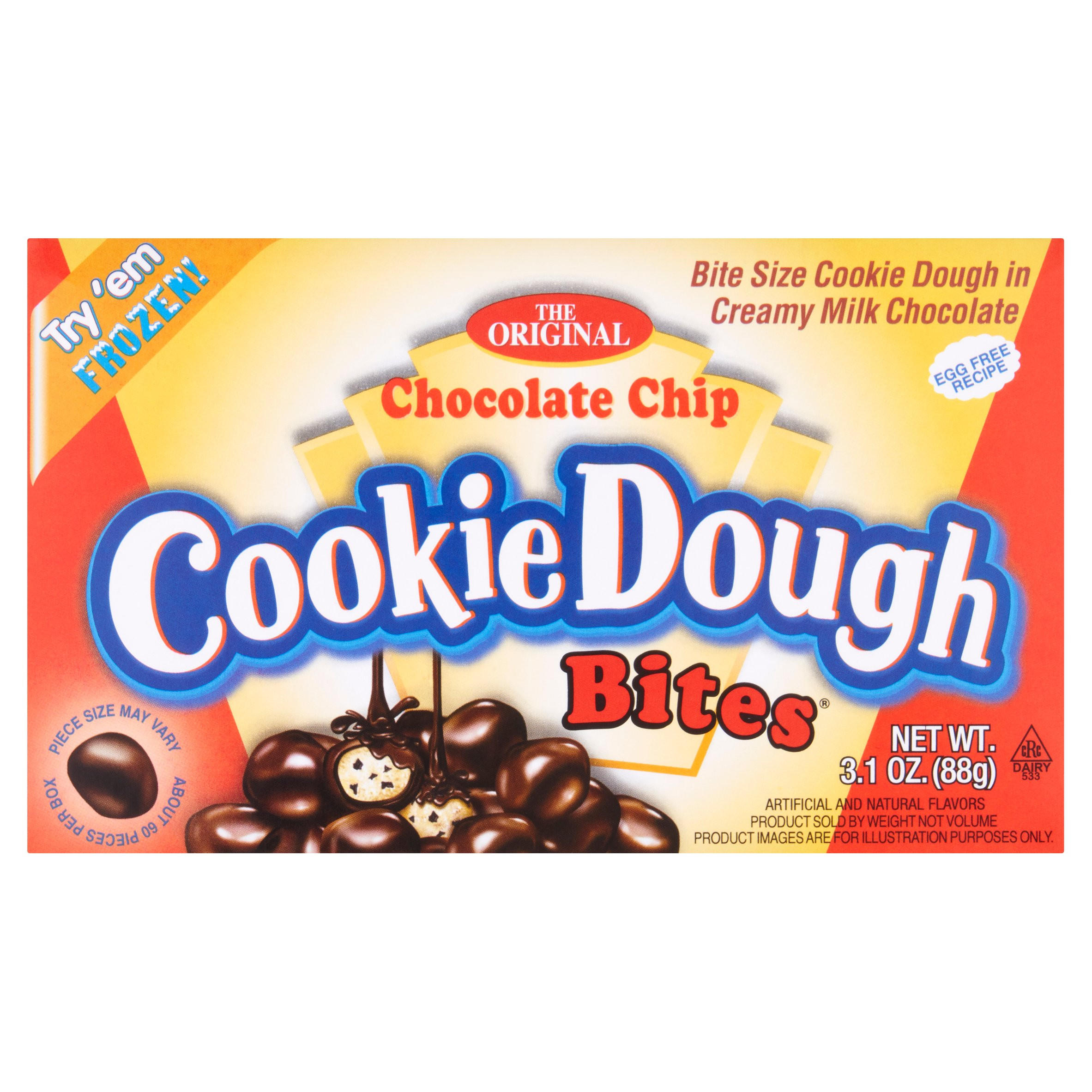 Cookie Dough Chocolate Chip Bites 88g | Single Chocolate Bars & Bags ...