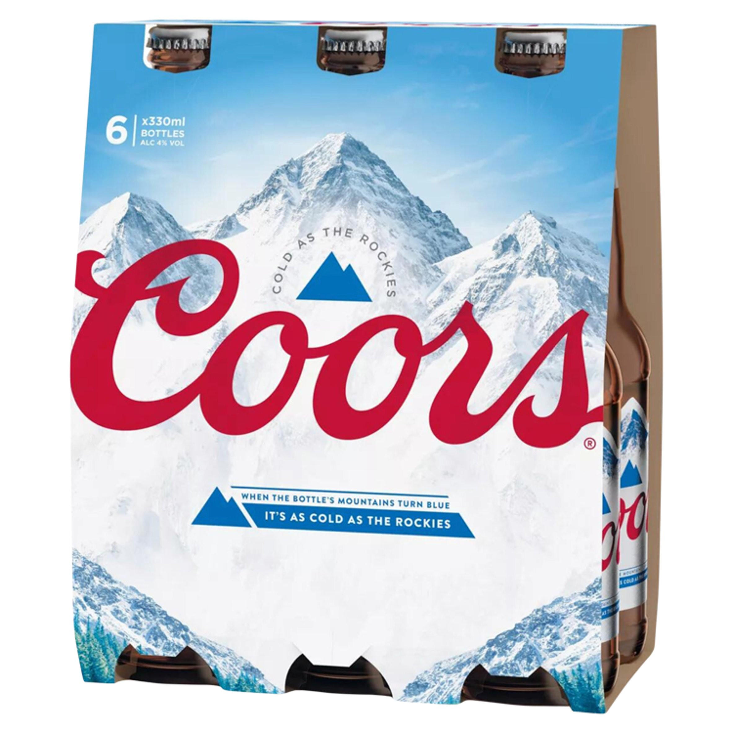 Coors 6 x 330ml | Beer | Iceland Foods