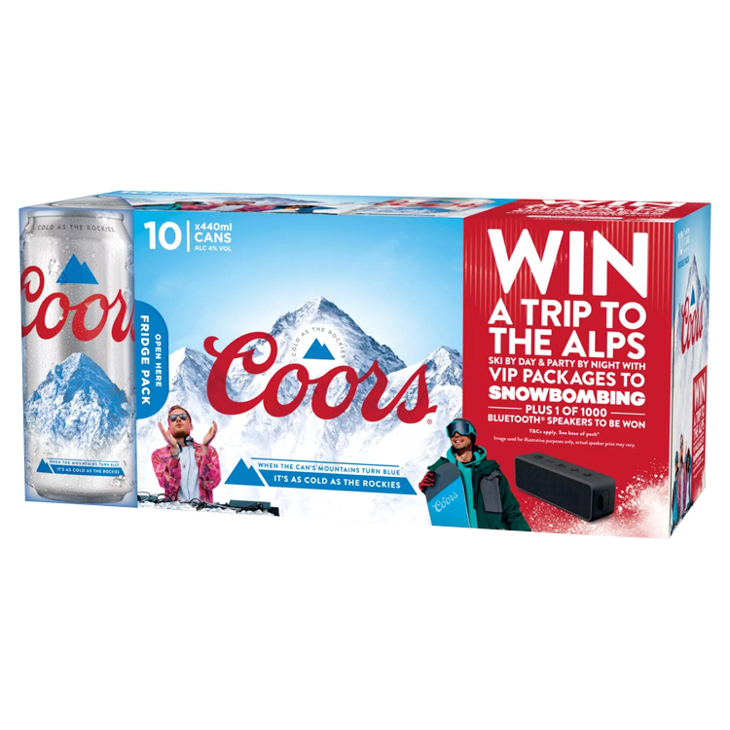 Coors Lager Beer 10 X 440ml Beer Iceland Foods Coors Lager Beer 10 X 440ml Beer Iceland Foods