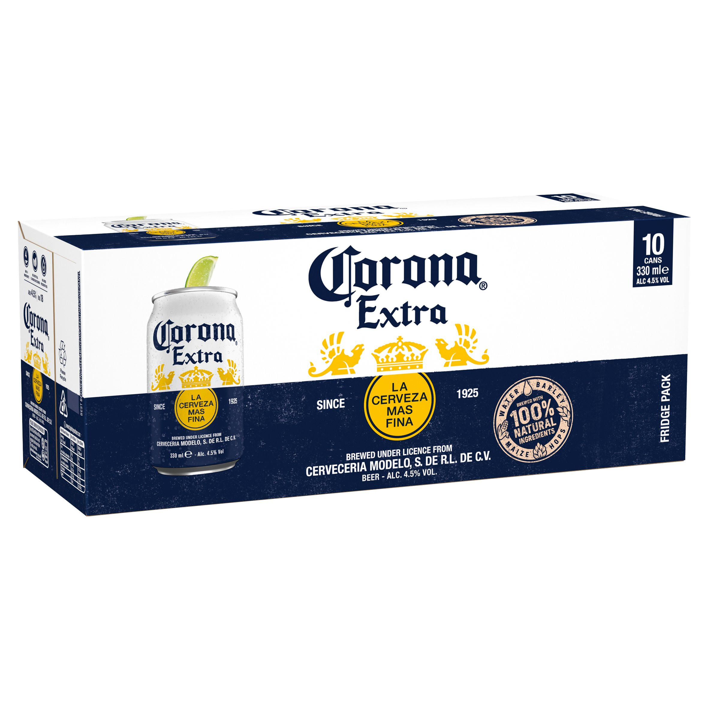 Corona Lager Beer Cans 10 x 330ml | Beer, Cider & Ales | Iceland Foods
