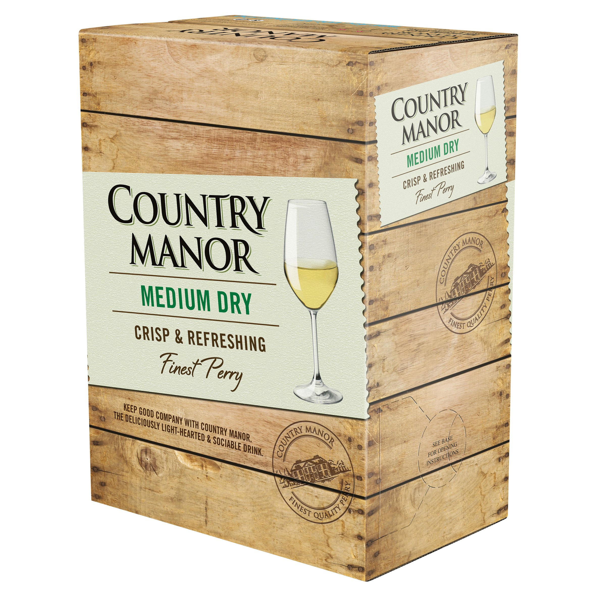 Country Manor Medium Dry Finest Perry 3L | White Wine | Iceland Foods