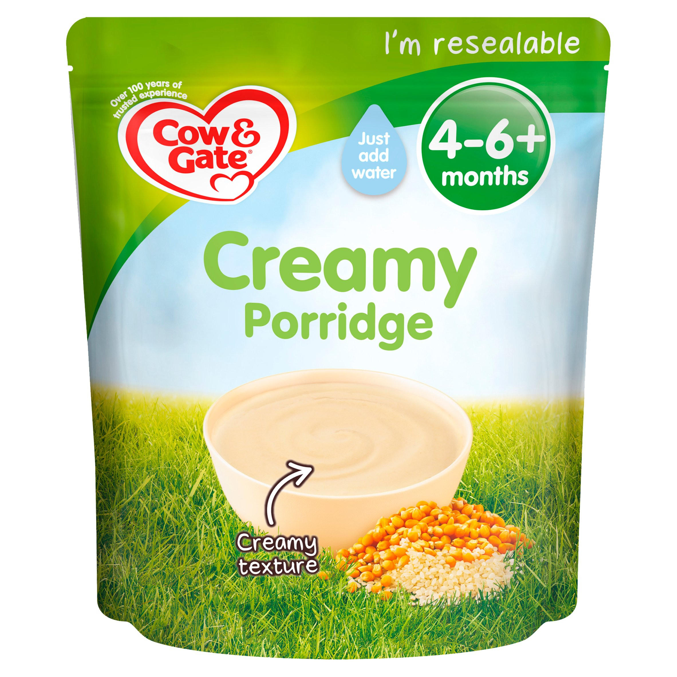 Cow & Gate Creamy Porridge 125g | Baby Food | Iceland Foods