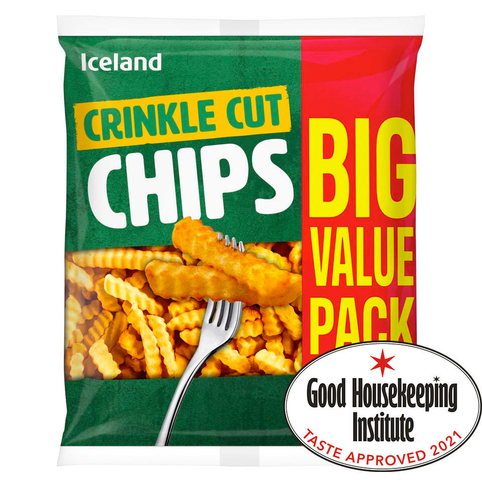 Iceland Crinkle Cut Chips 2.55kg | Chips & Fries | Iceland Foods