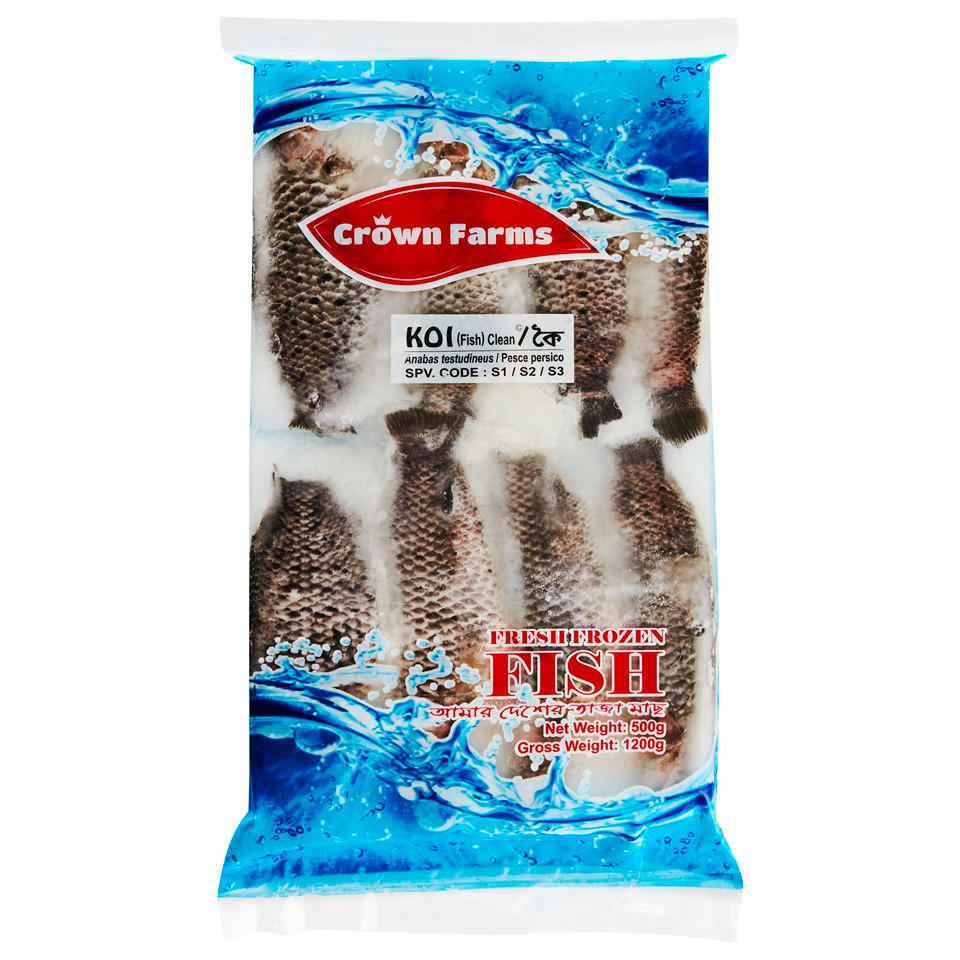Crown Farm Bangladeshi Freshwater Fish Koi 500g | Fish Fillets ...