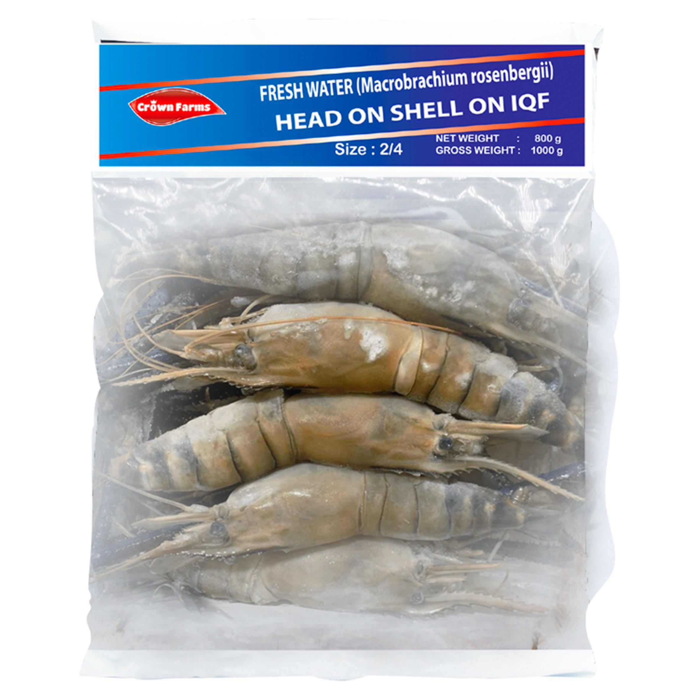 Crown Farms Fresh Water 800g | Prawns & Seafood | Iceland Foods
