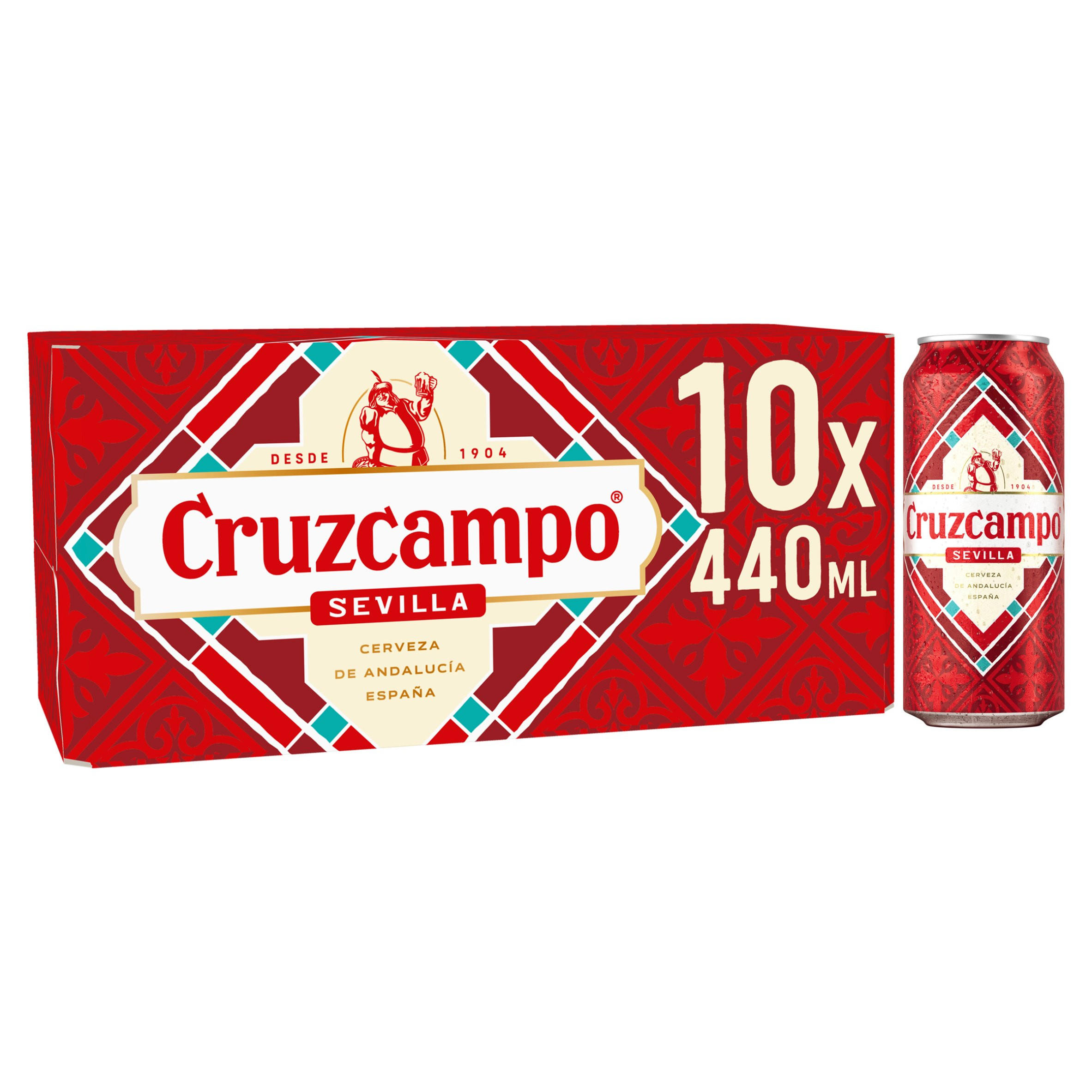 Cruzcampo Sevilla 10 x 440ml | Beer | Iceland Foods