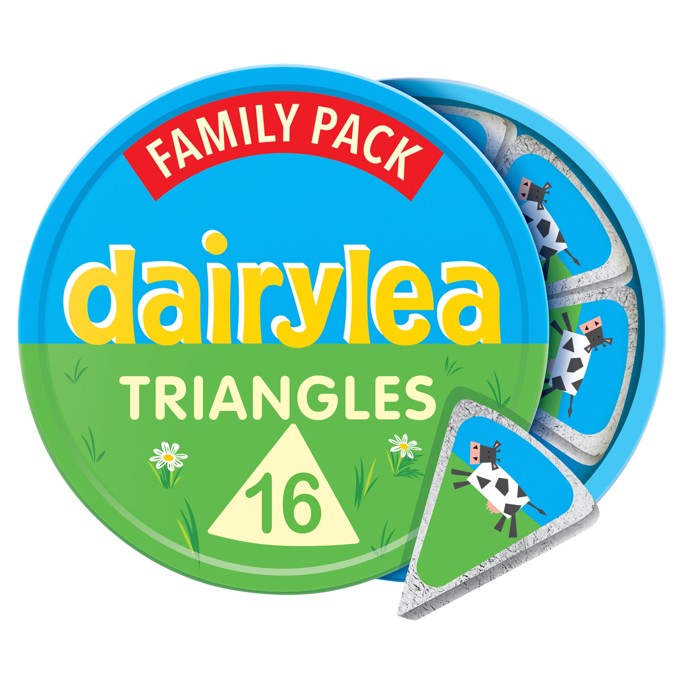 Dairylea Cheese Triangles 16 Pack 250g | Cheese Snacks & Spreads ...