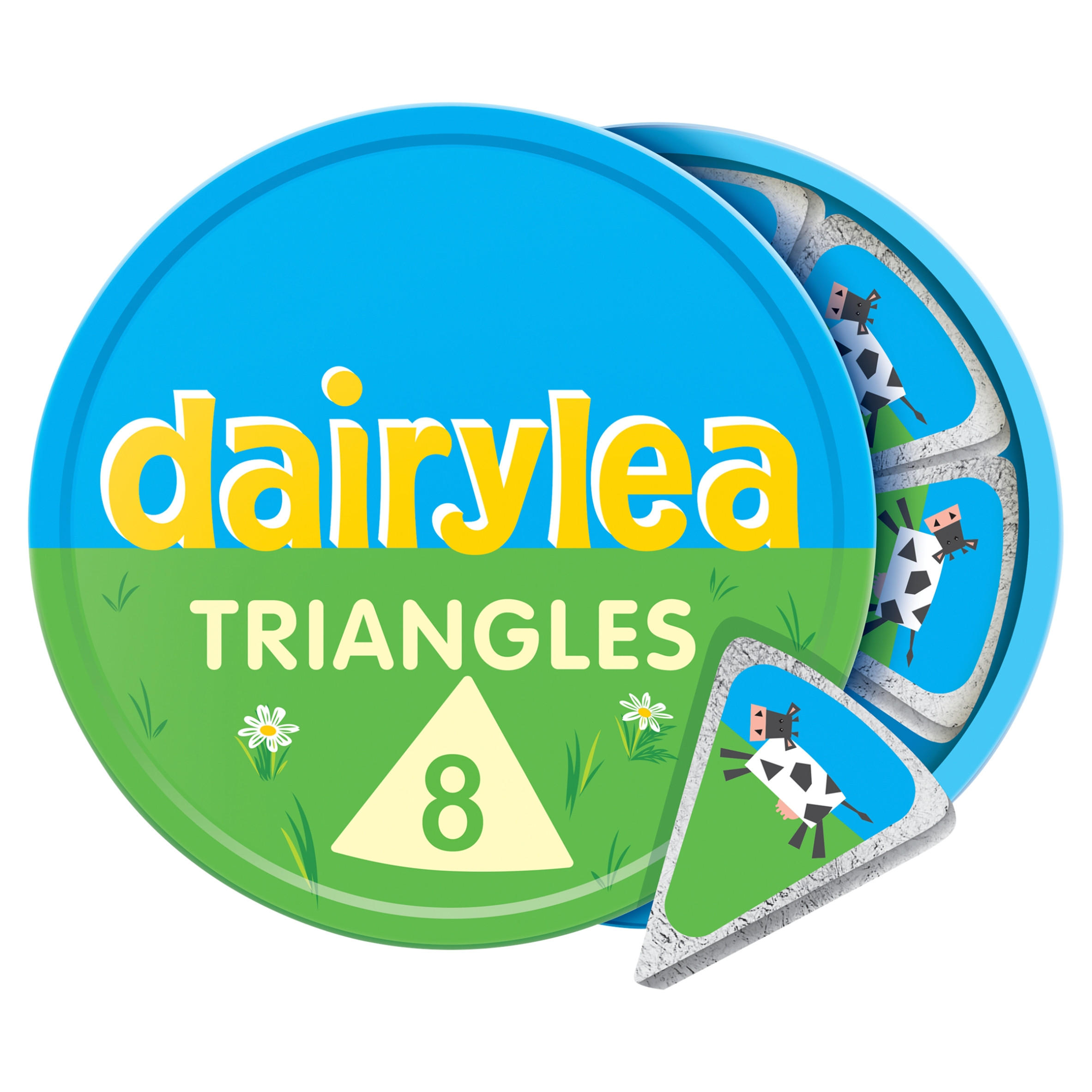 Dairylea Cheese Triangles 8 Pack 125g | Cheese Snacks & Spreads ...