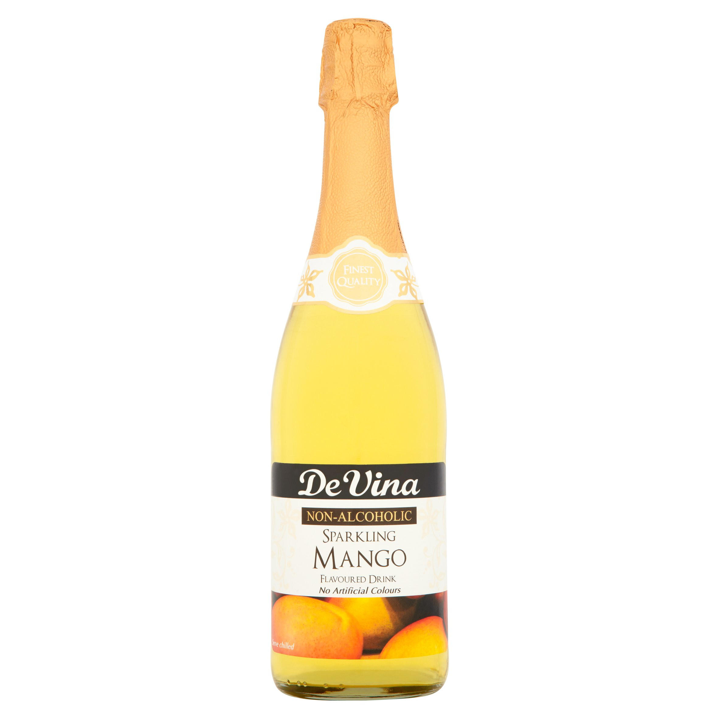 De Vina Non-Alcoholic Sparkling Mango Flavour Drink 75cl | Iceland Foods