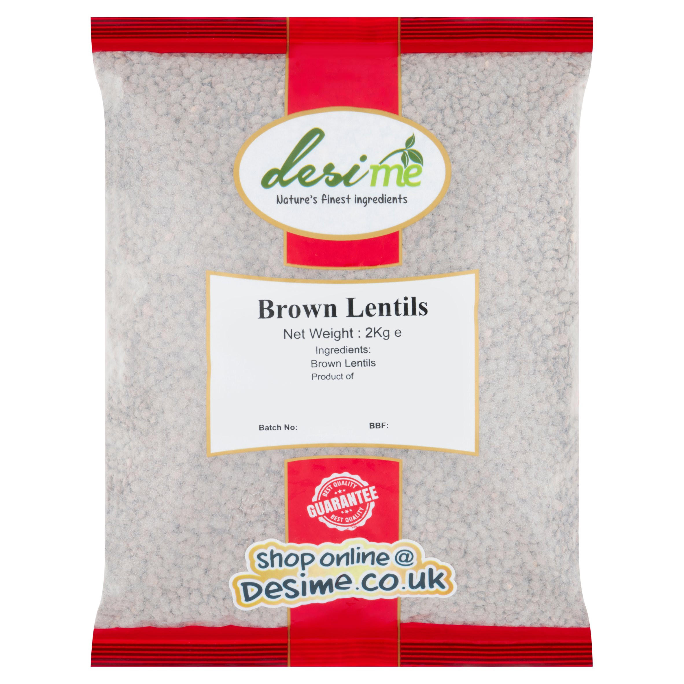 Desime Brown Lentils 2kg | Rice, Grains & Pulses | Iceland Foods