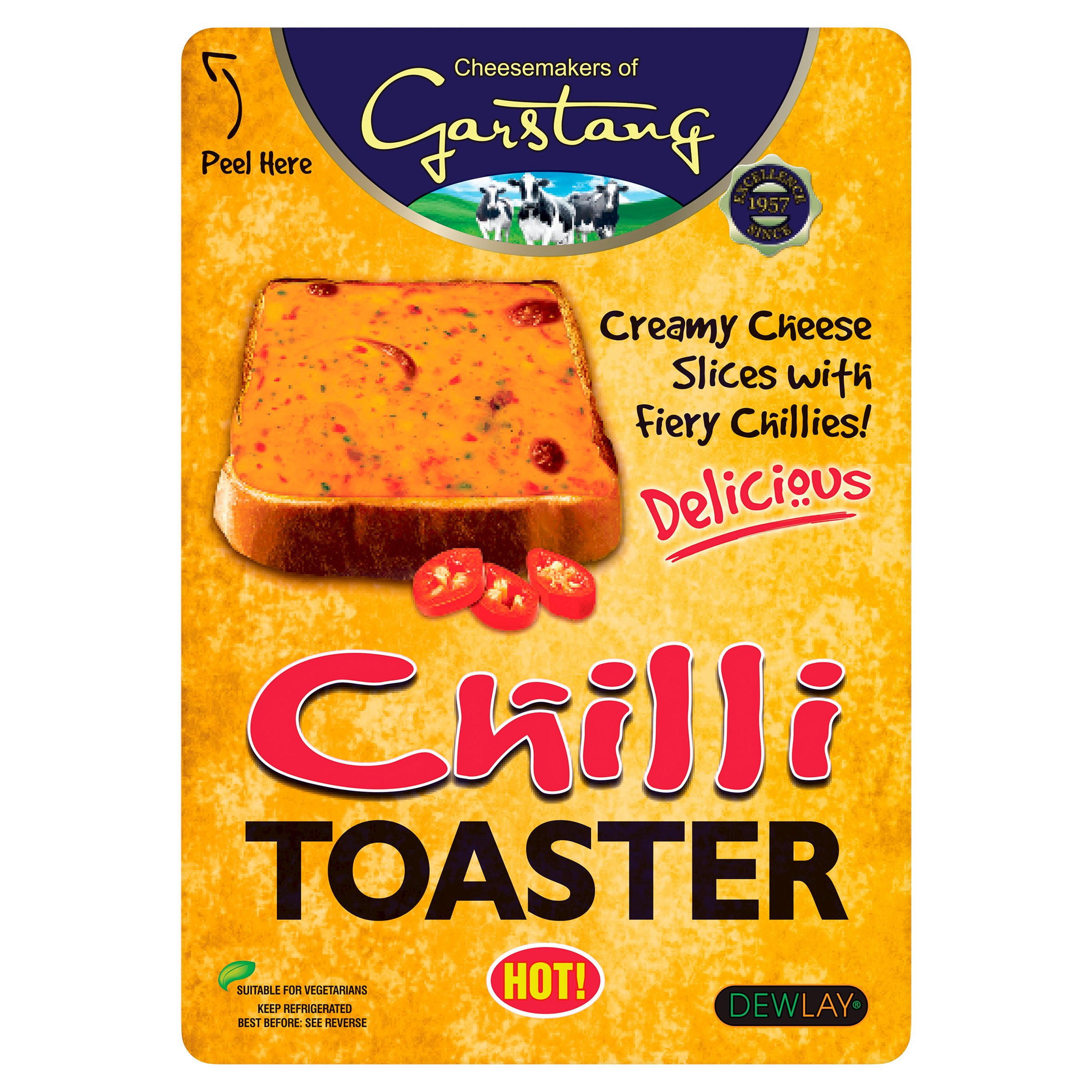 Dewlay Hot Chilli Toaster | Grated & Sliced Cheese | Iceland Foods