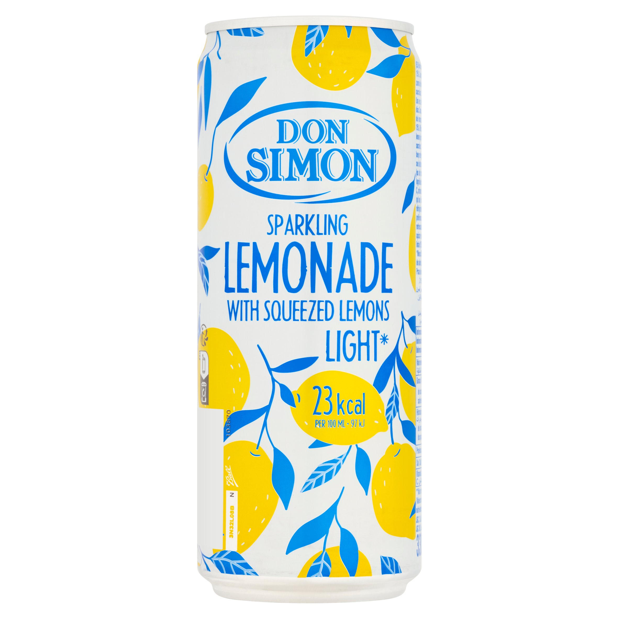 Don Simon Sparkling Lemonade with Squeezed Lemons Light 330ml ...