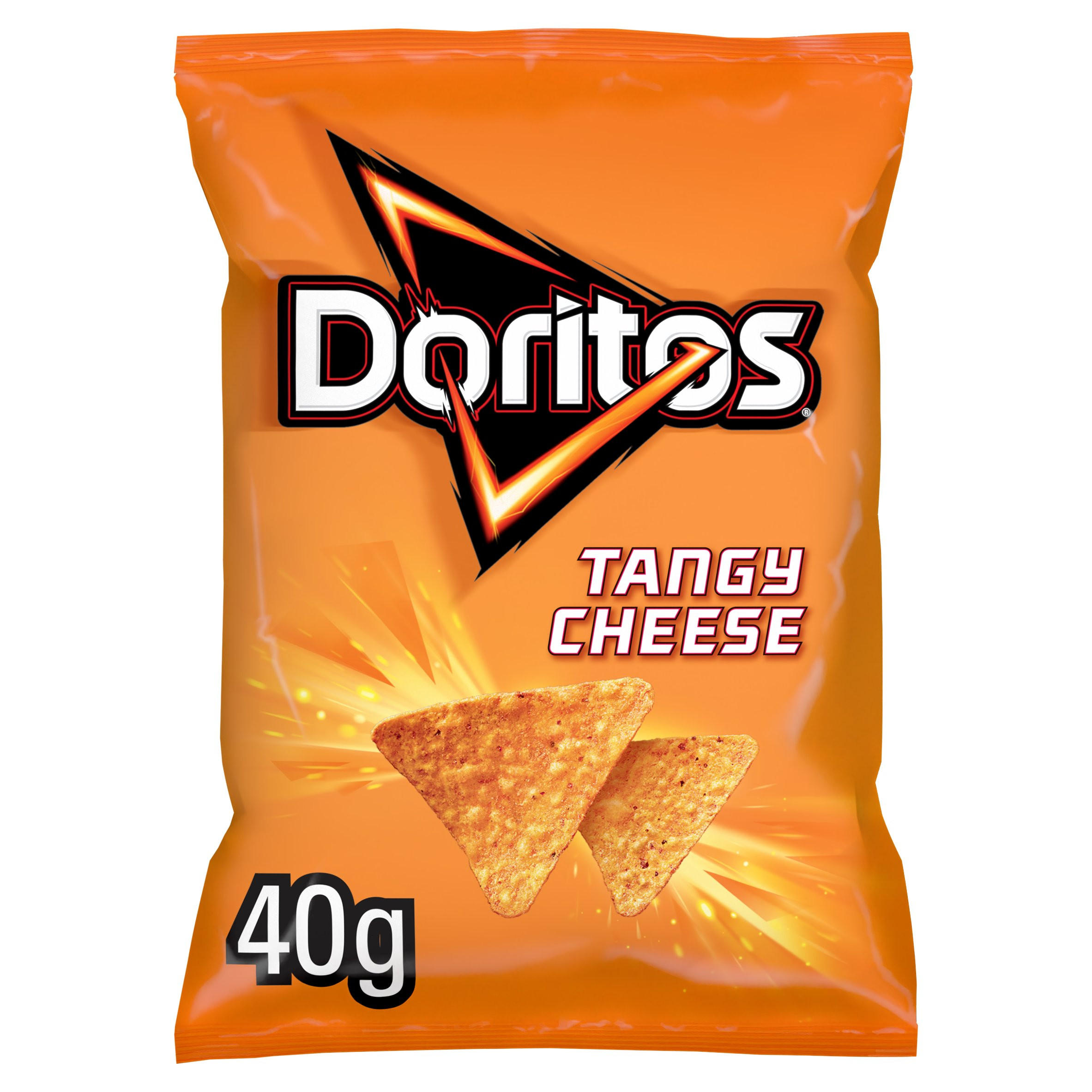 Doritos Tangy Cheese Tortilla Chips Crisps 40g | Multipack Crisps ...