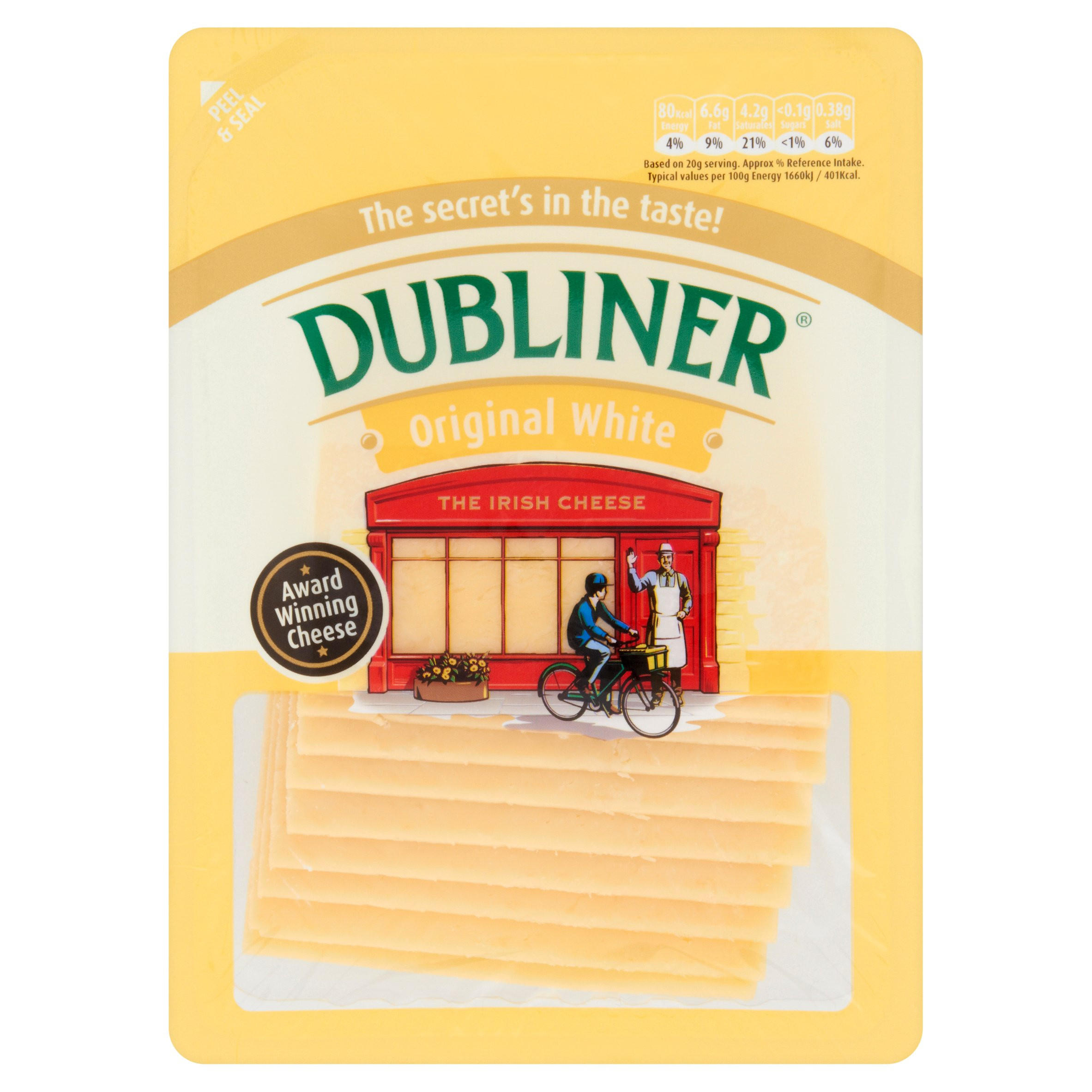 Dubliner Original Slices 180g | Grated & Sliced Cheese | Iceland Foods