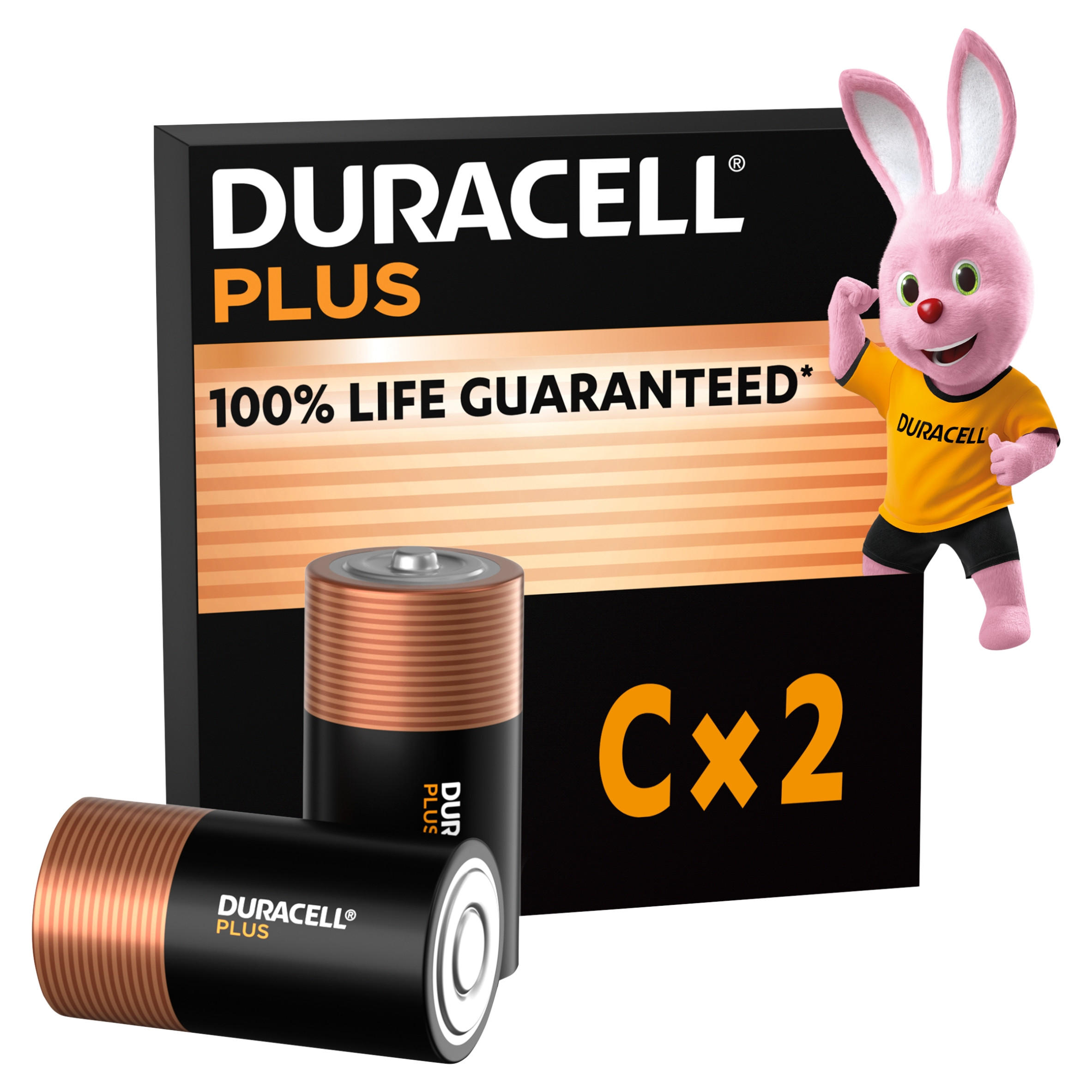 Duracell Plus 100% C 2pk | Home Accessories | Iceland Foods