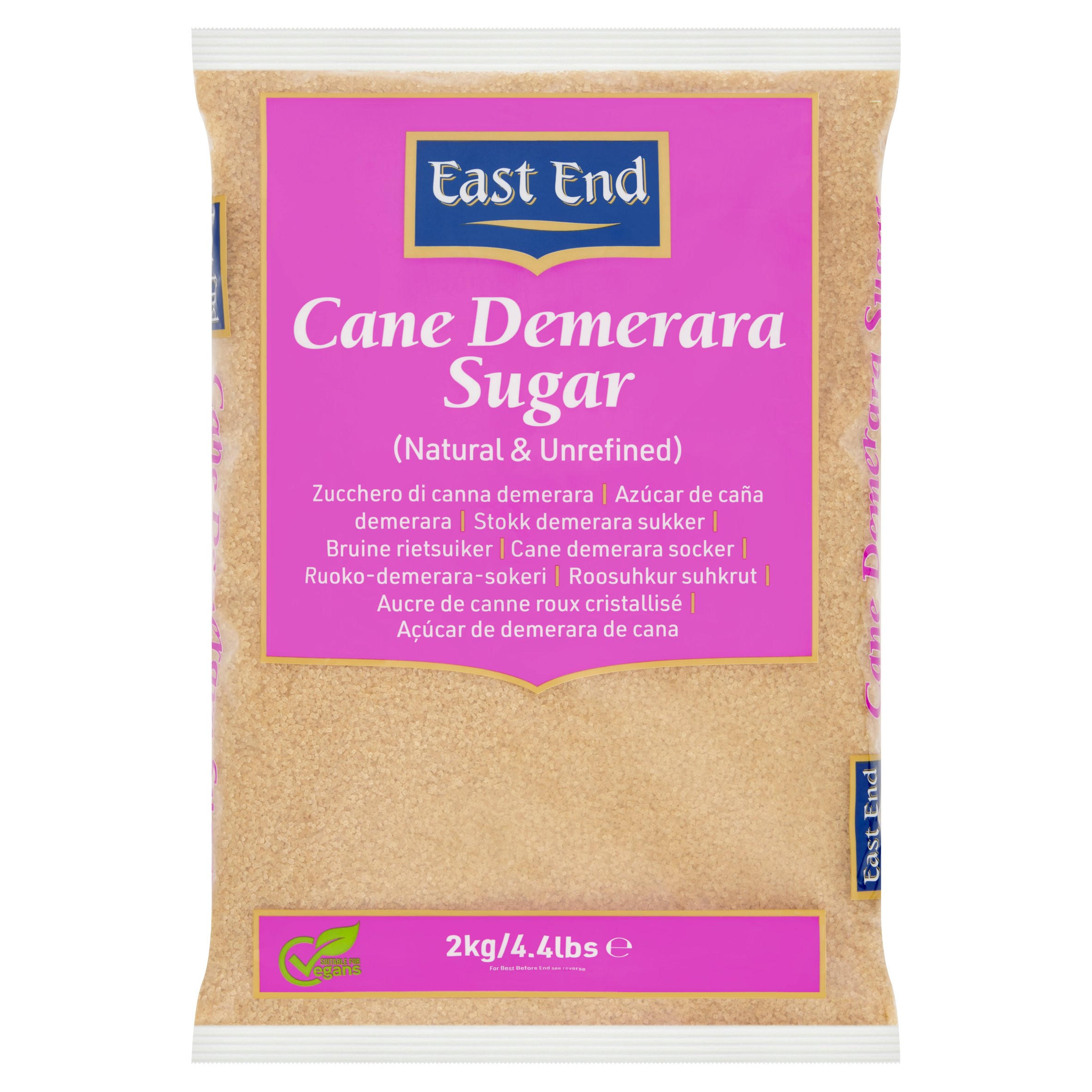 East End Cane Demerara Sugar 2kg | Home Baking | Iceland Foods