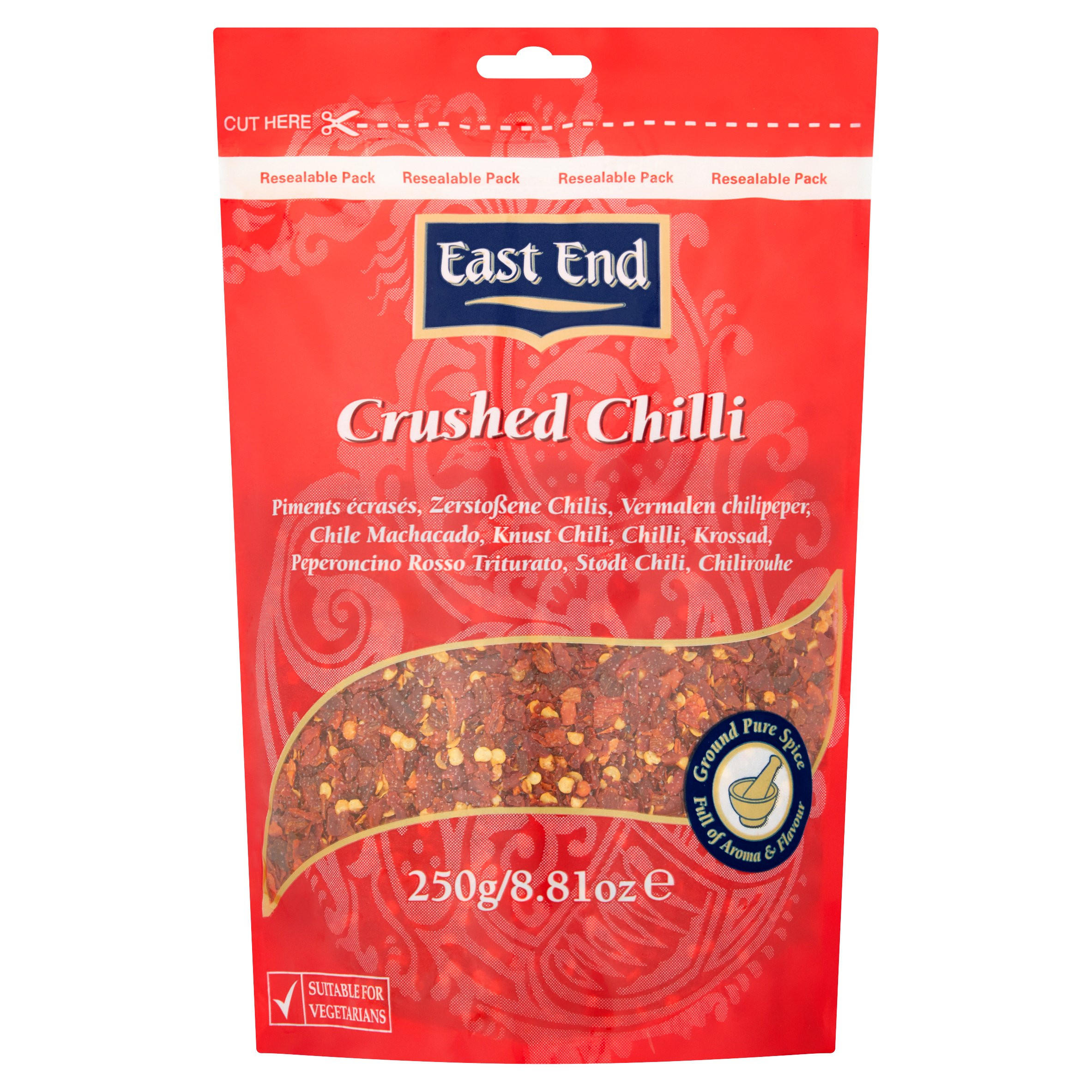 East End Crushed Chilli 250g | Herbs, Spices & Seasonings | Iceland Foods