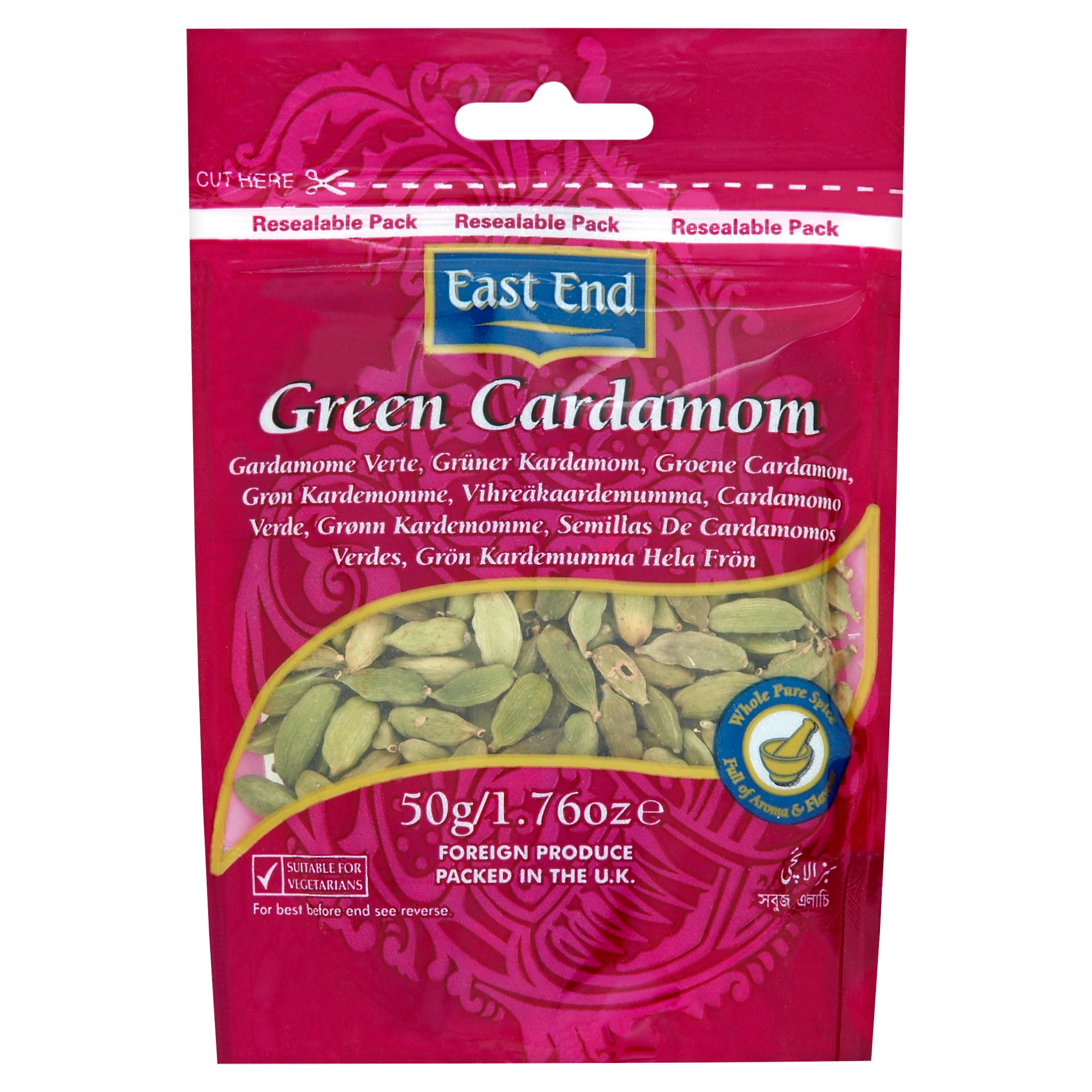East End Green Cardamom 50g | Herbs, Spices & Seasonings | Iceland Foods