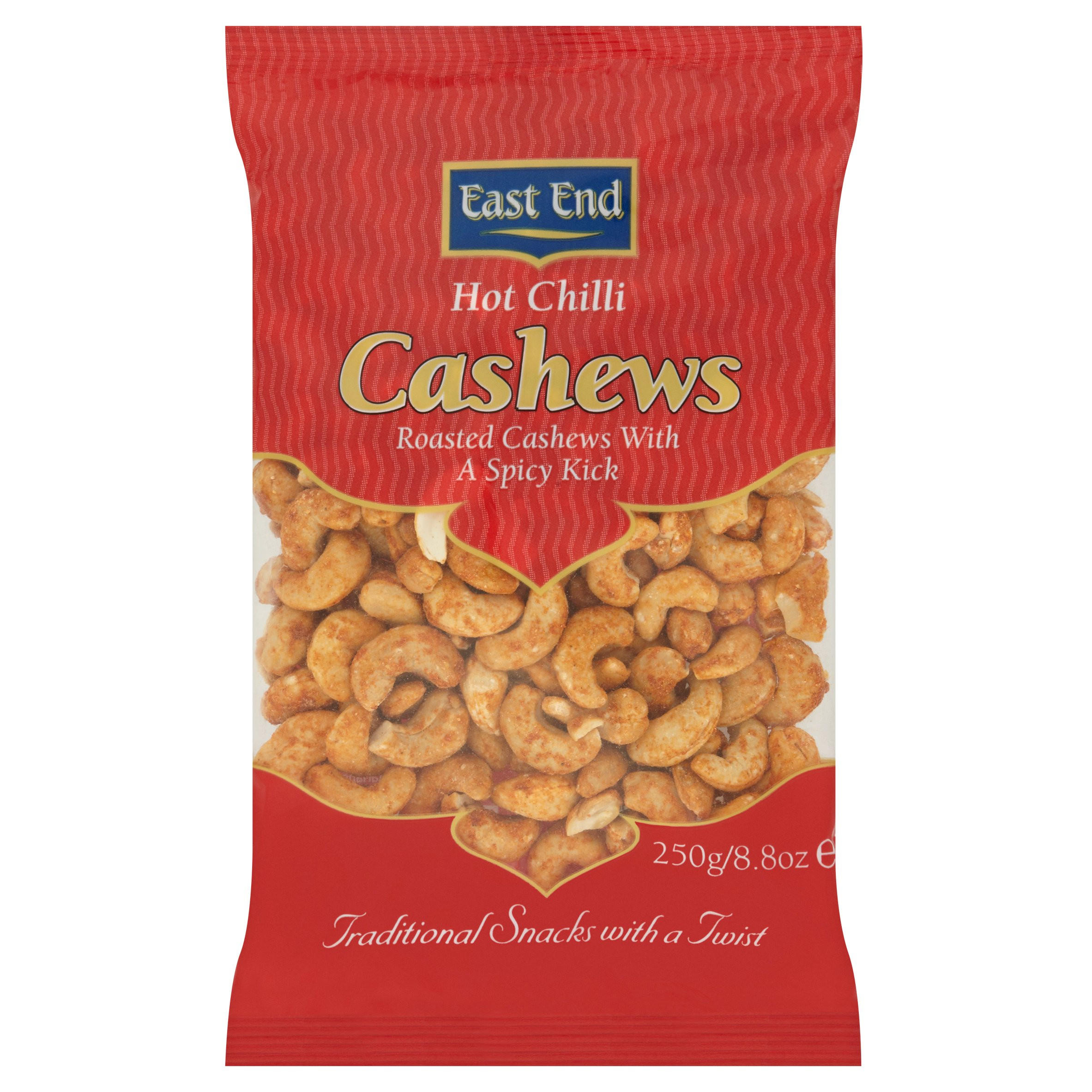 East End Hot Chilli Cashews 250g | Nuts & Snacks | Iceland Foods