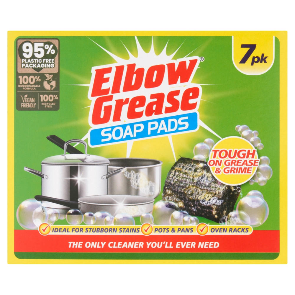 Elbow Grease 7 Soap Pads | Kitchen | Iceland Foods